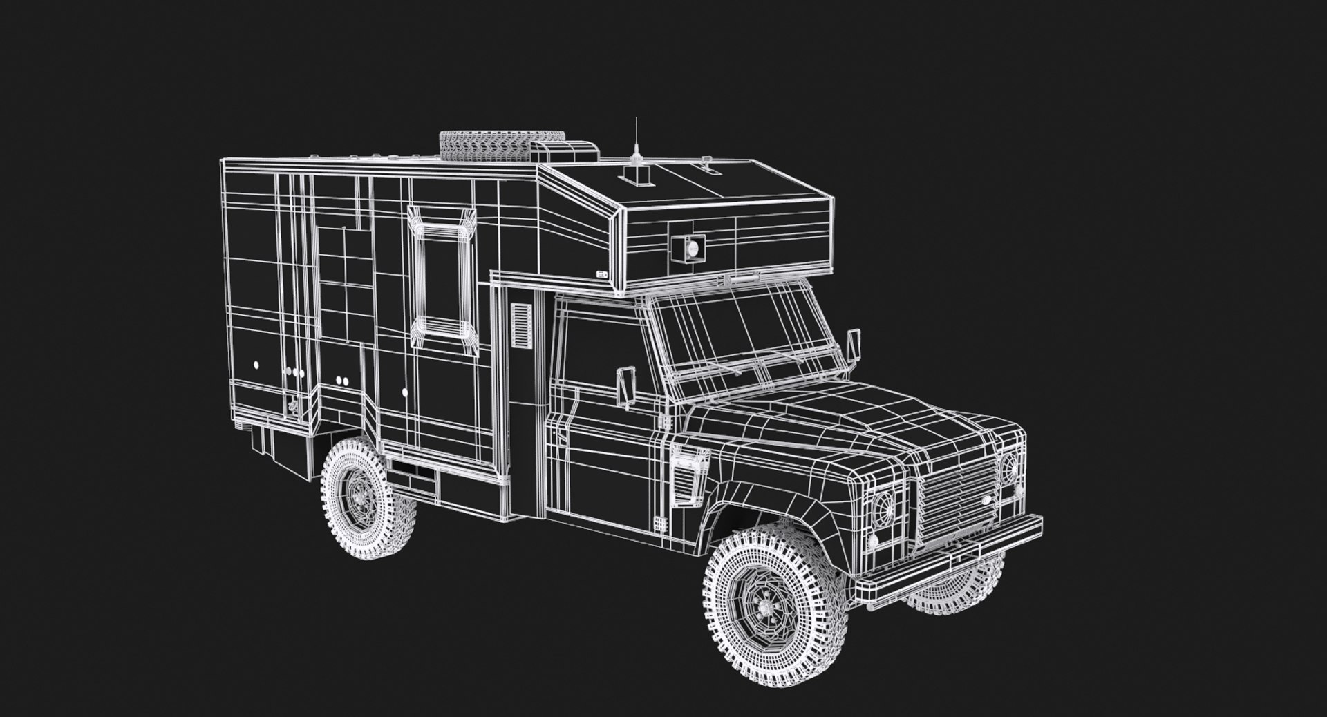 Land Rover Battlefield Ambulance 3D Model - TurboSquid 1238974