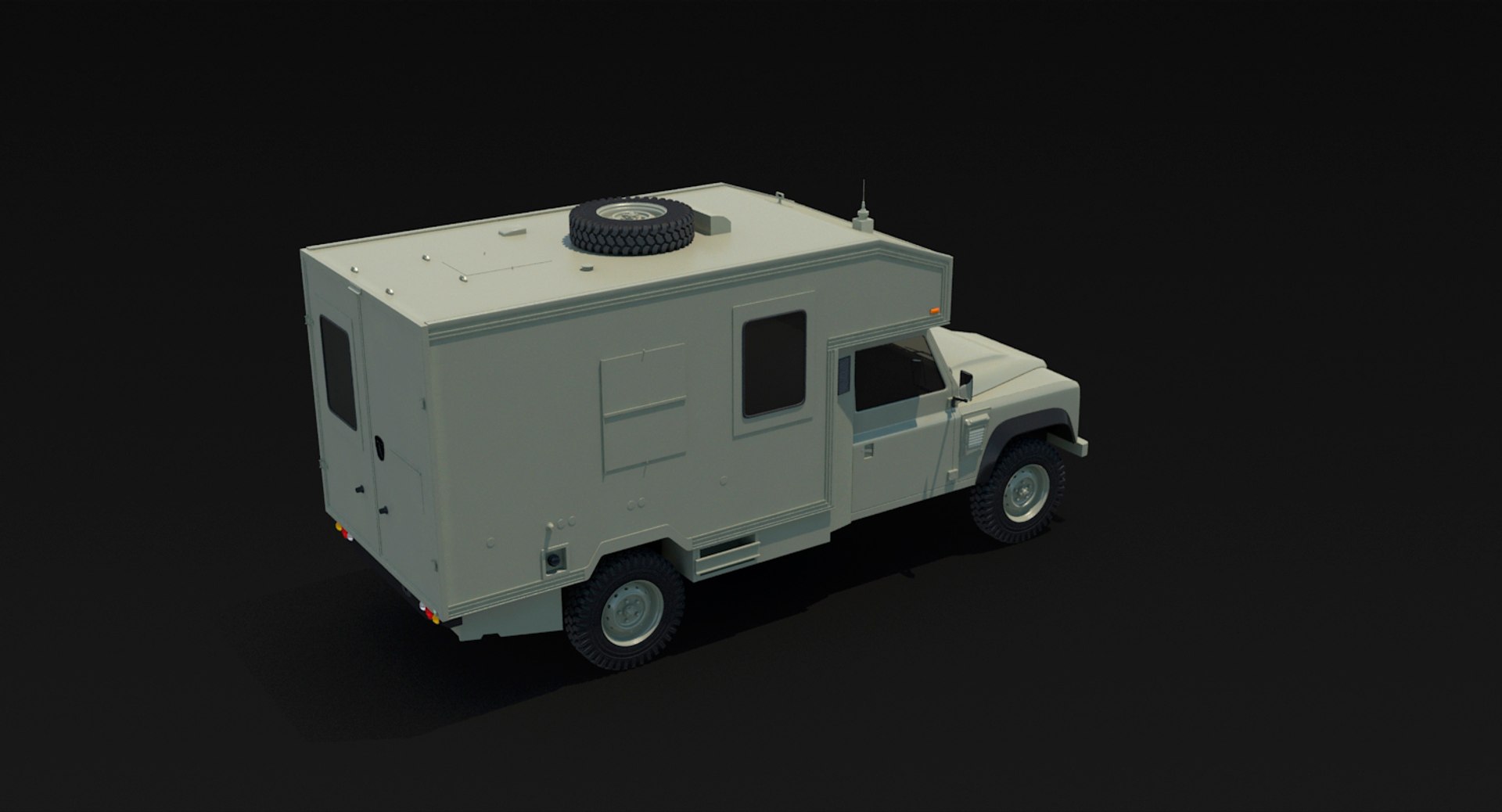 Land Rover Battlefield Ambulance 3D Model - TurboSquid 1238974