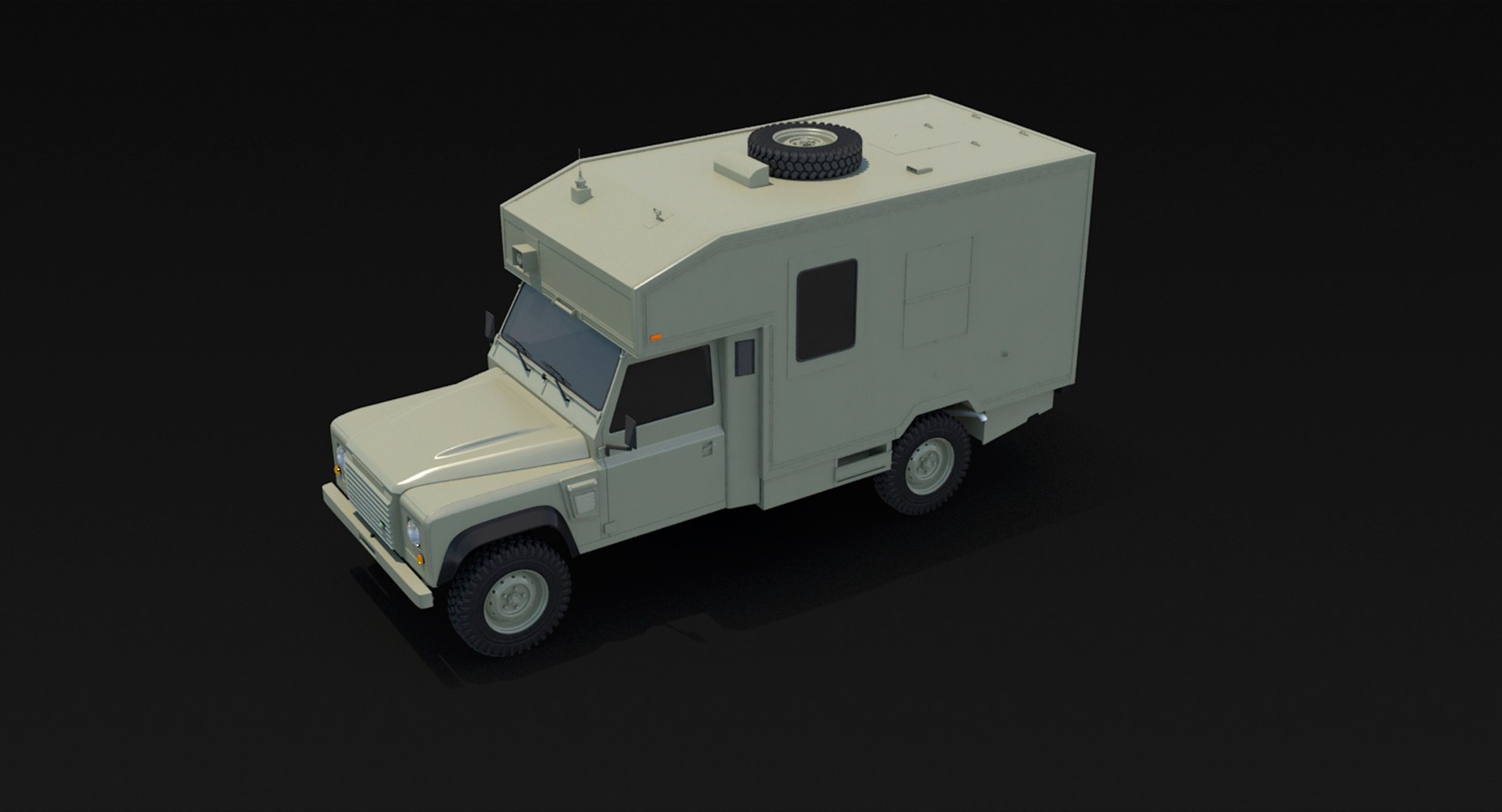 Land Rover Battlefield Ambulance 3D Model - TurboSquid 1238974