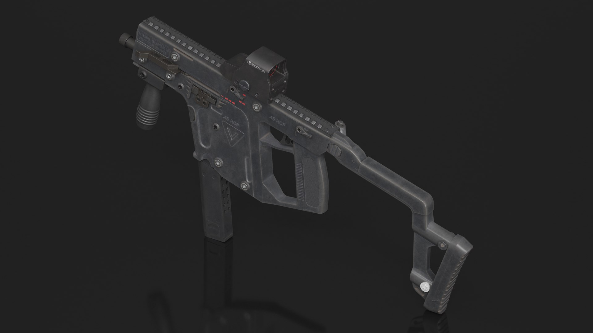 3D Kriss Vector Rifle Game Weapon - TurboSquid 2052645
