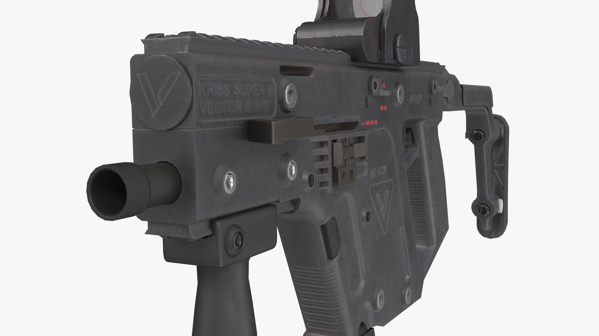 3D Kriss Vector Rifle Game Weapon - TurboSquid 2052645