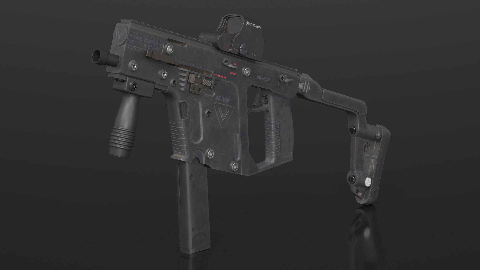 3D Kriss Vector Rifle Game Weapon - TurboSquid 2052645