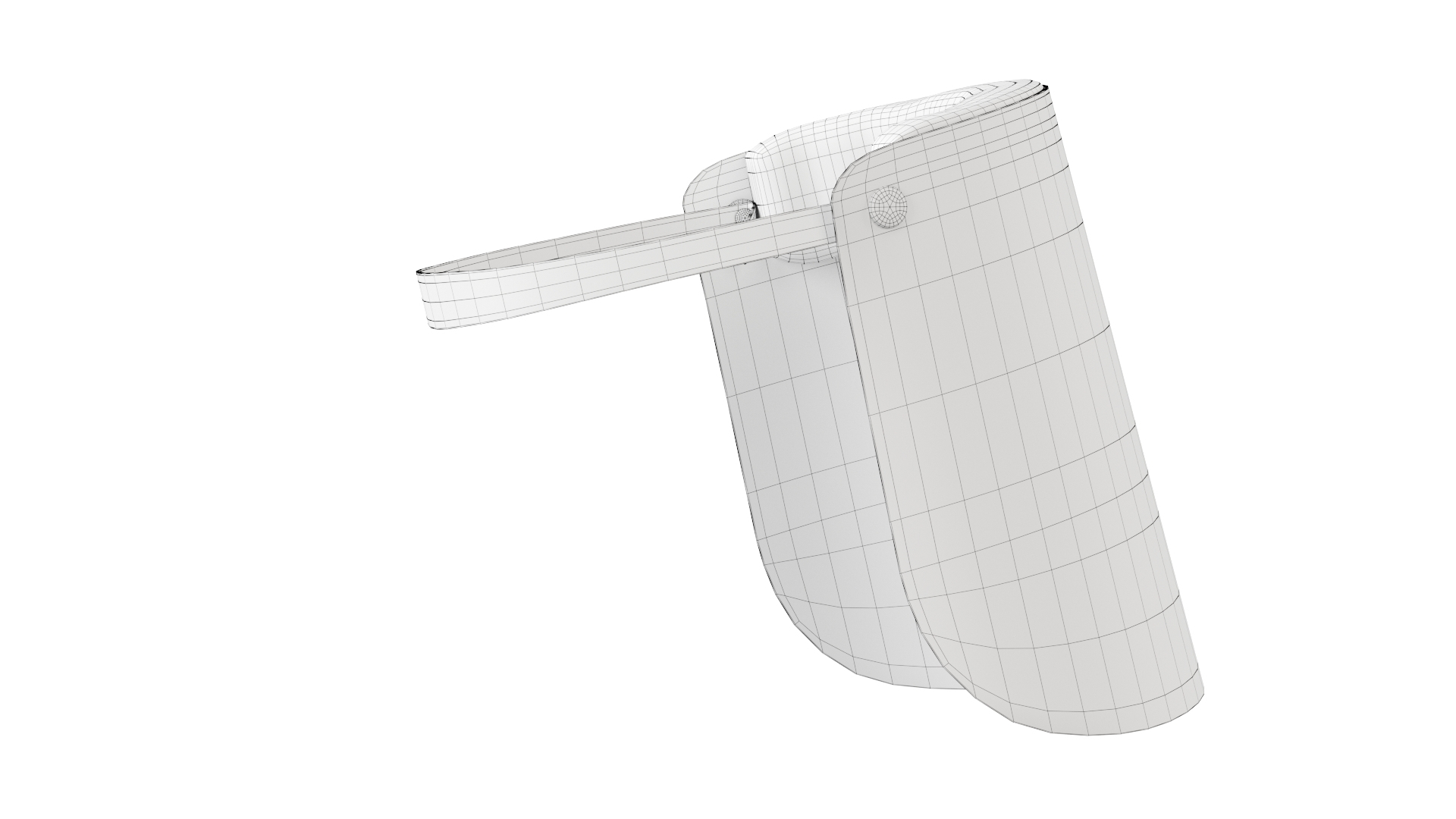 Protective face shield 3D model - TurboSquid 1553198
