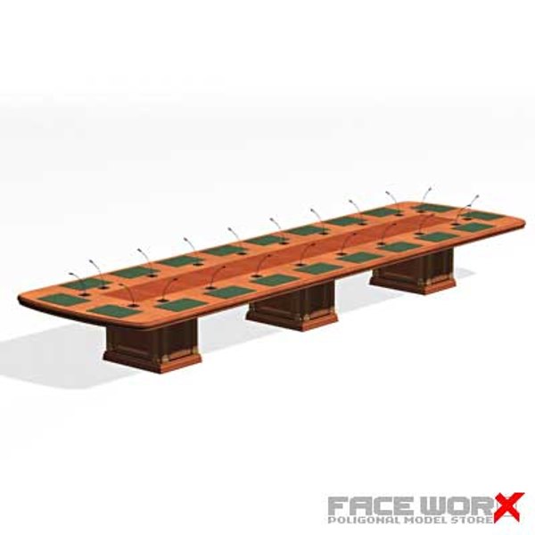 3d max conference table