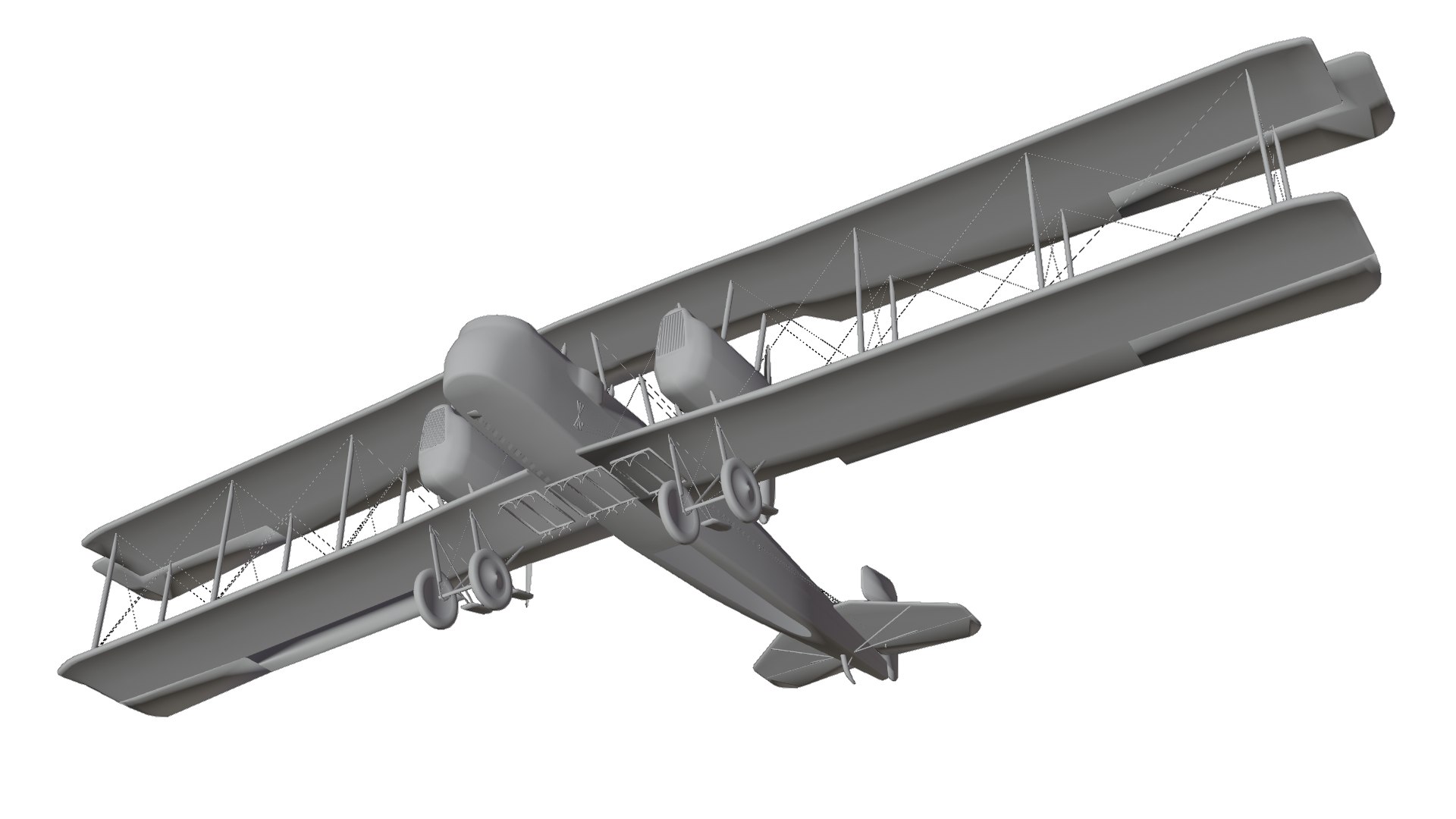 Gotha GV 3D Model - TurboSquid 2243817