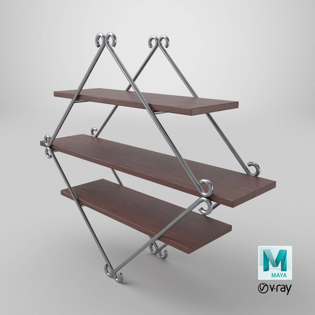 3D Shelf - TurboSquid 2403538