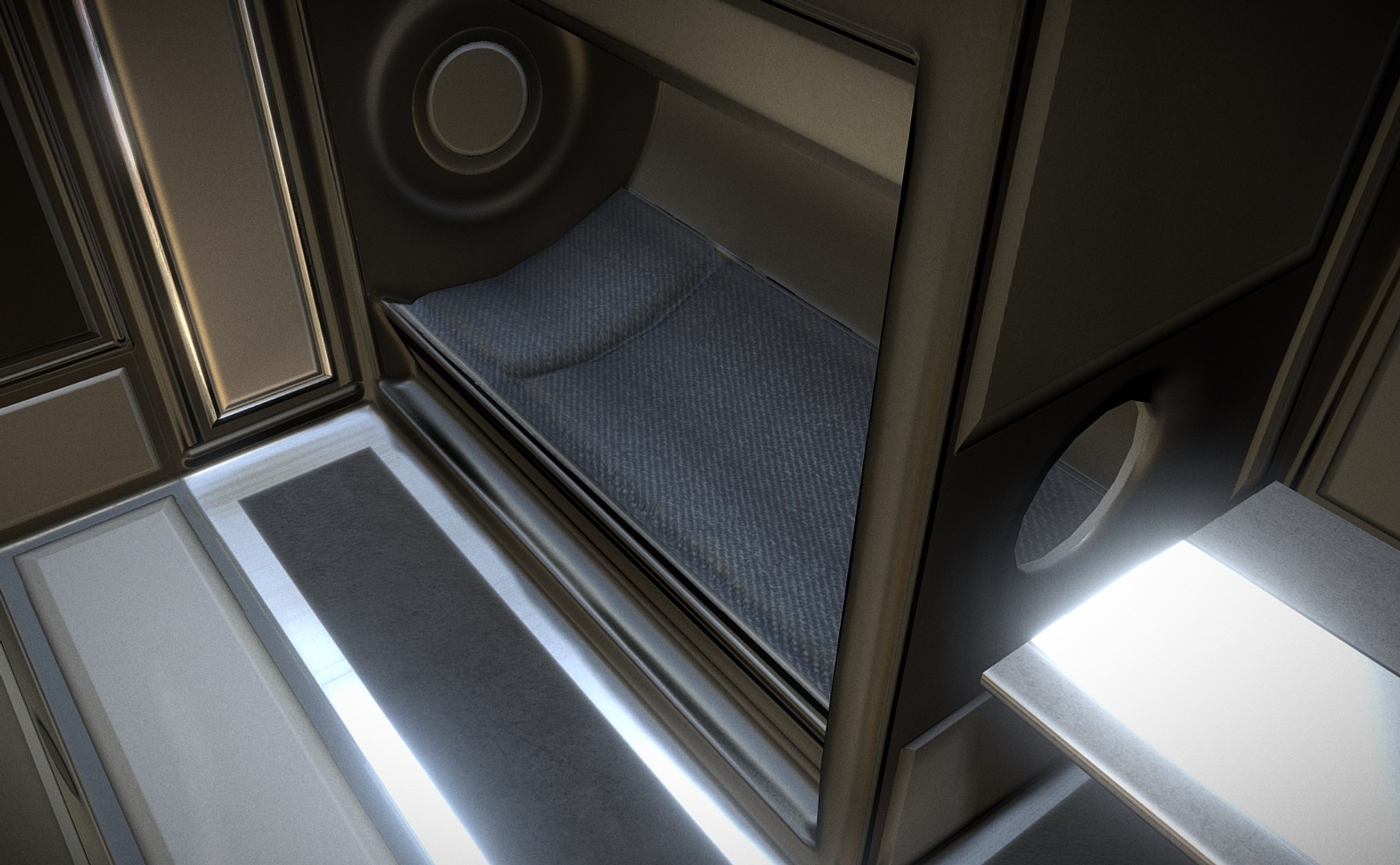 3d Futuristic Living Module Basic