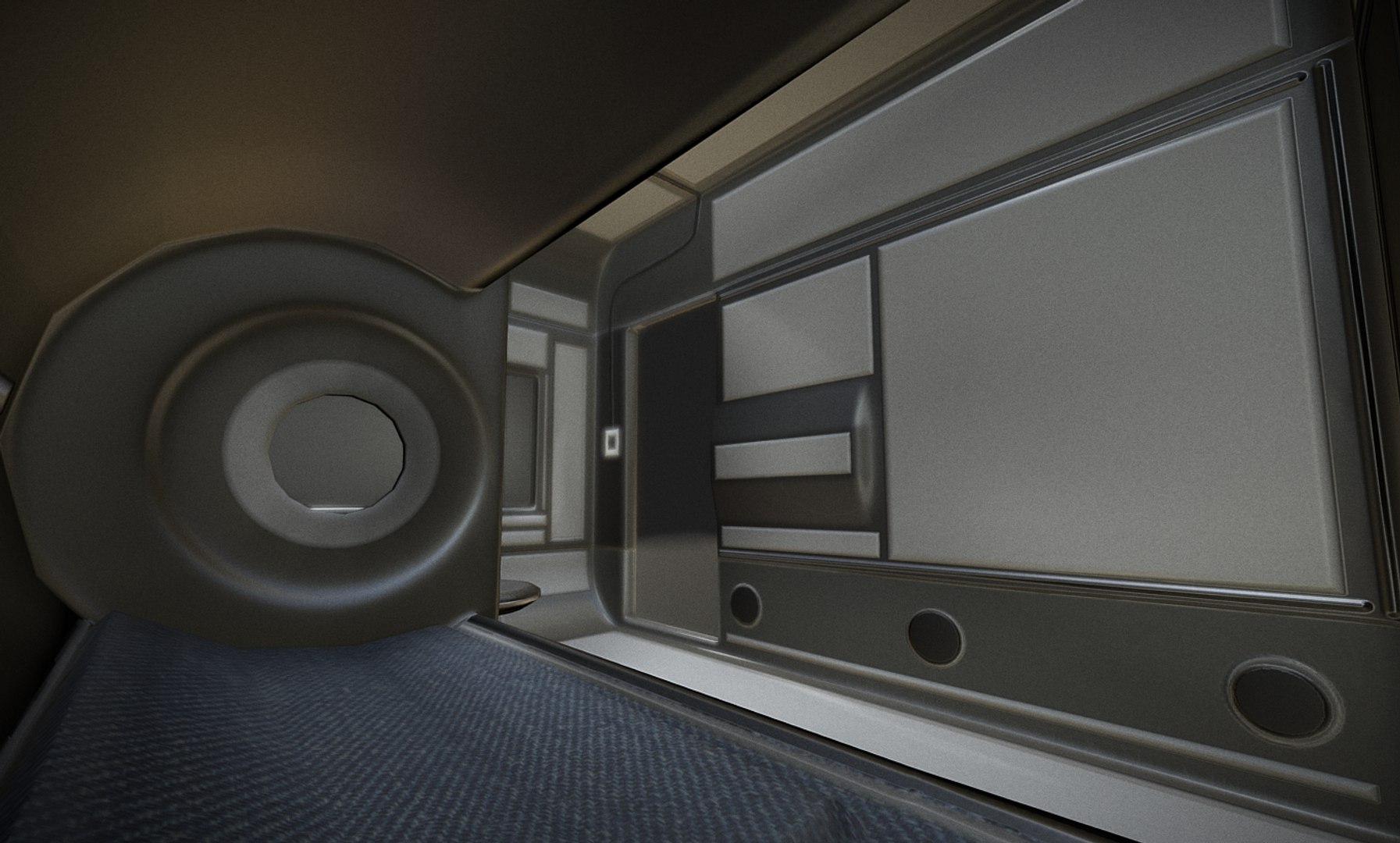 3d Futuristic Living Module Basic