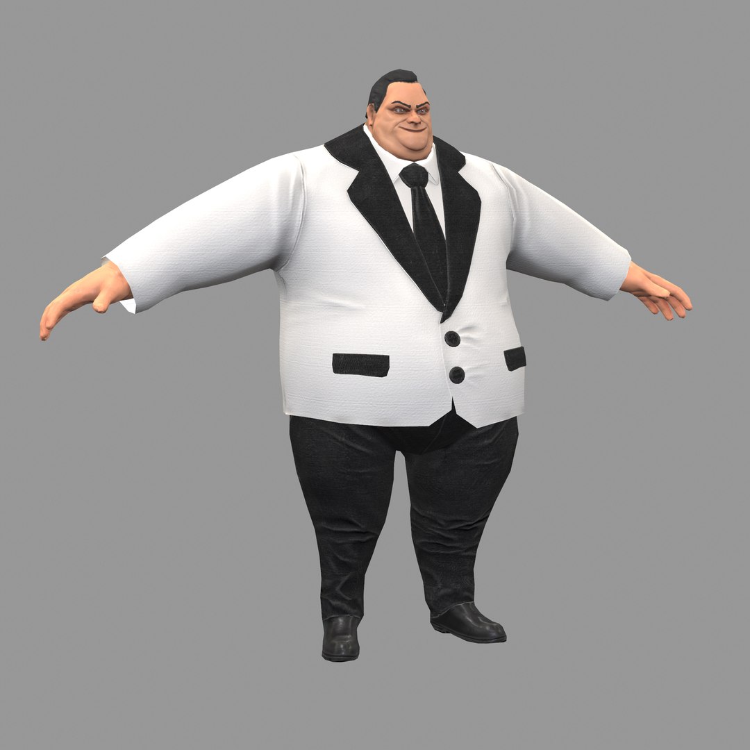 Fat 3D Model - TurboSquid 1274948