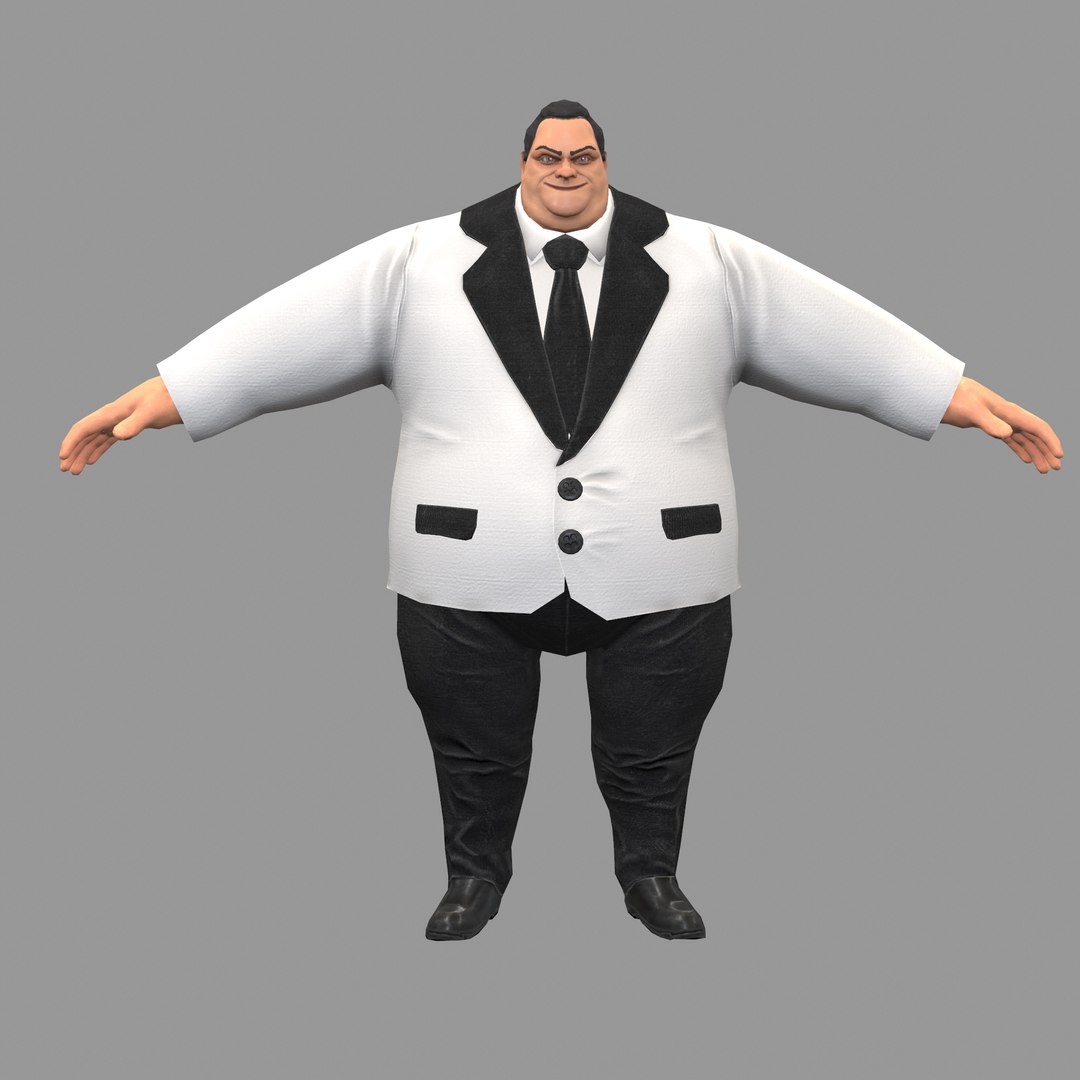 Fat 3D Model - TurboSquid 1274948