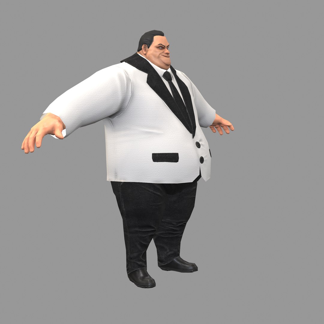 Fat 3D Model - TurboSquid 1274948
