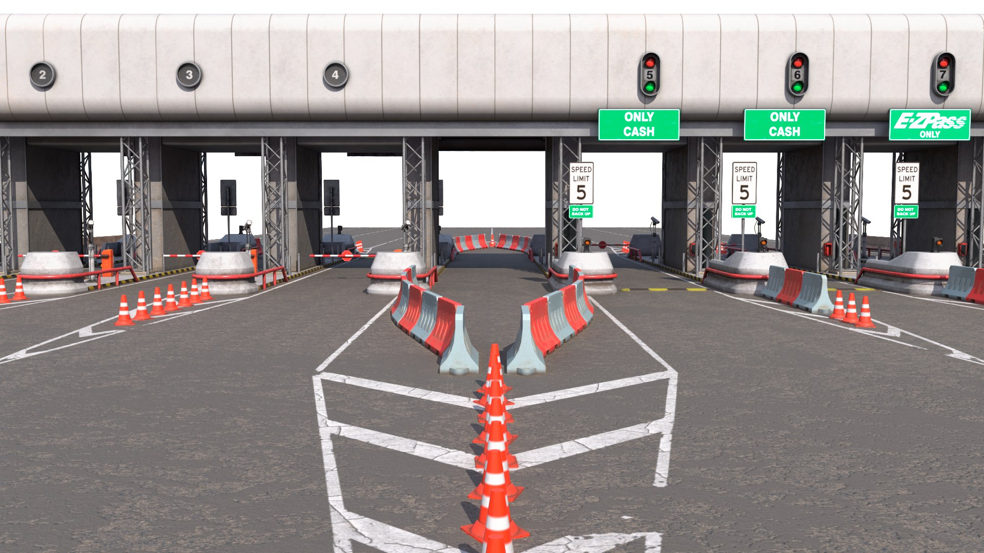 3D Toll Booth Model - TurboSquid 1820990