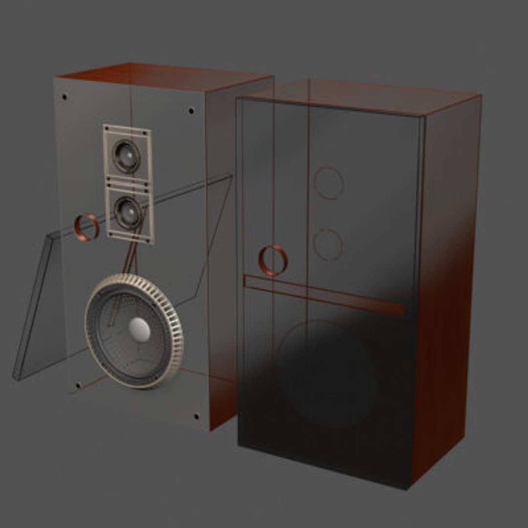 Speakers 3d Model