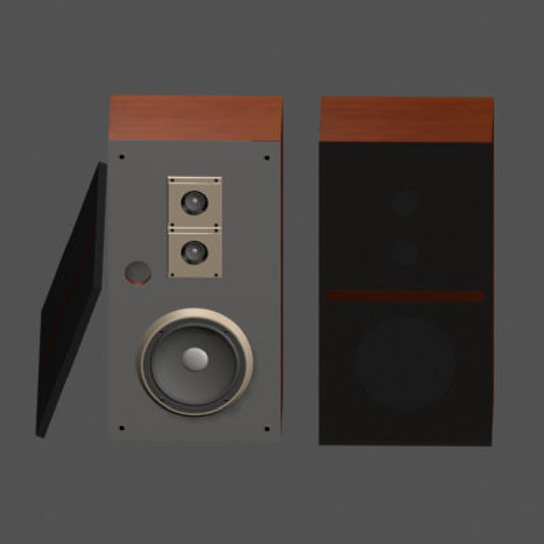 Speakers 3d Model