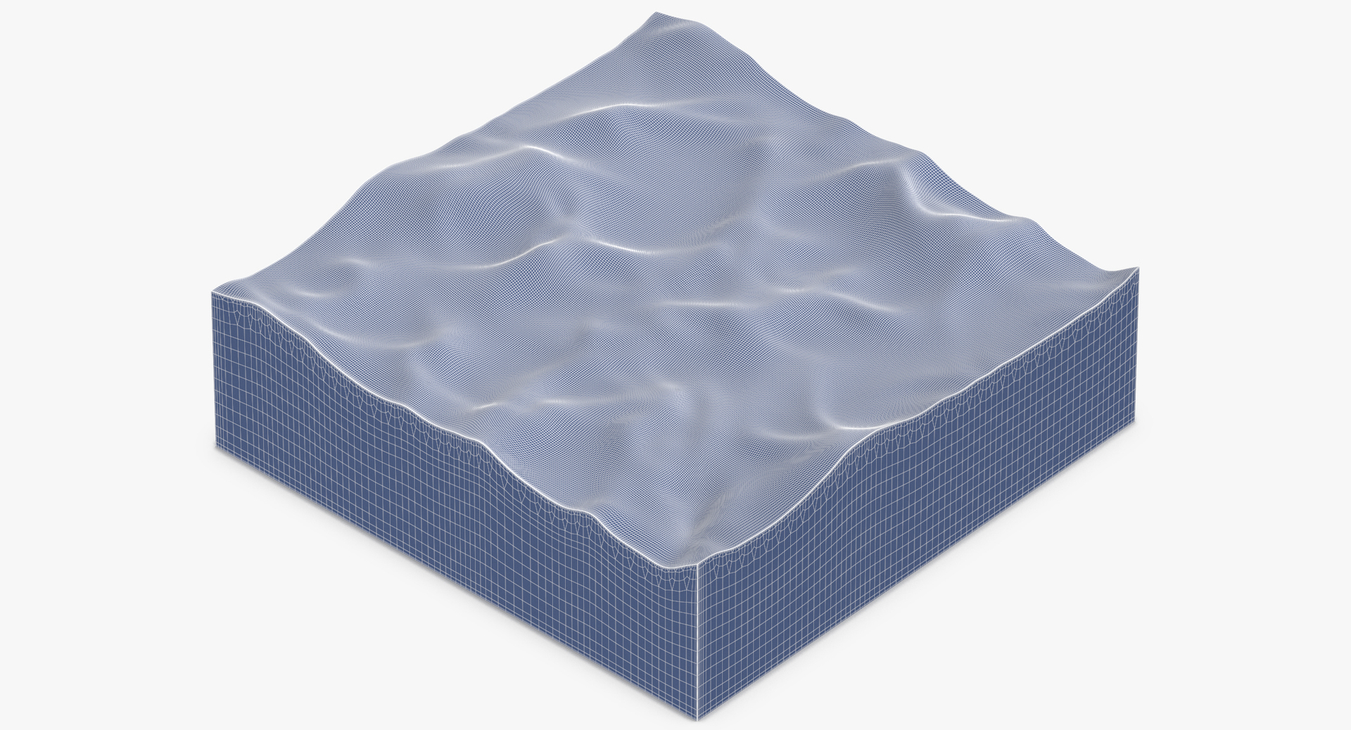 3D water cross sections 03 model - TurboSquid 1320361