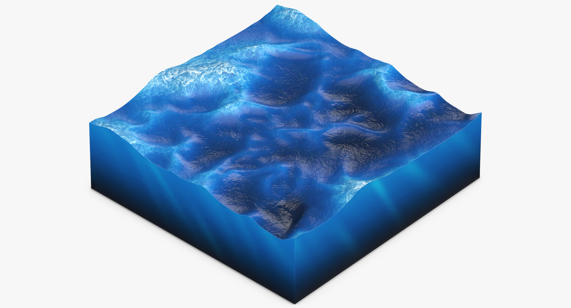 3D water cross sections 03 model - TurboSquid 1320361