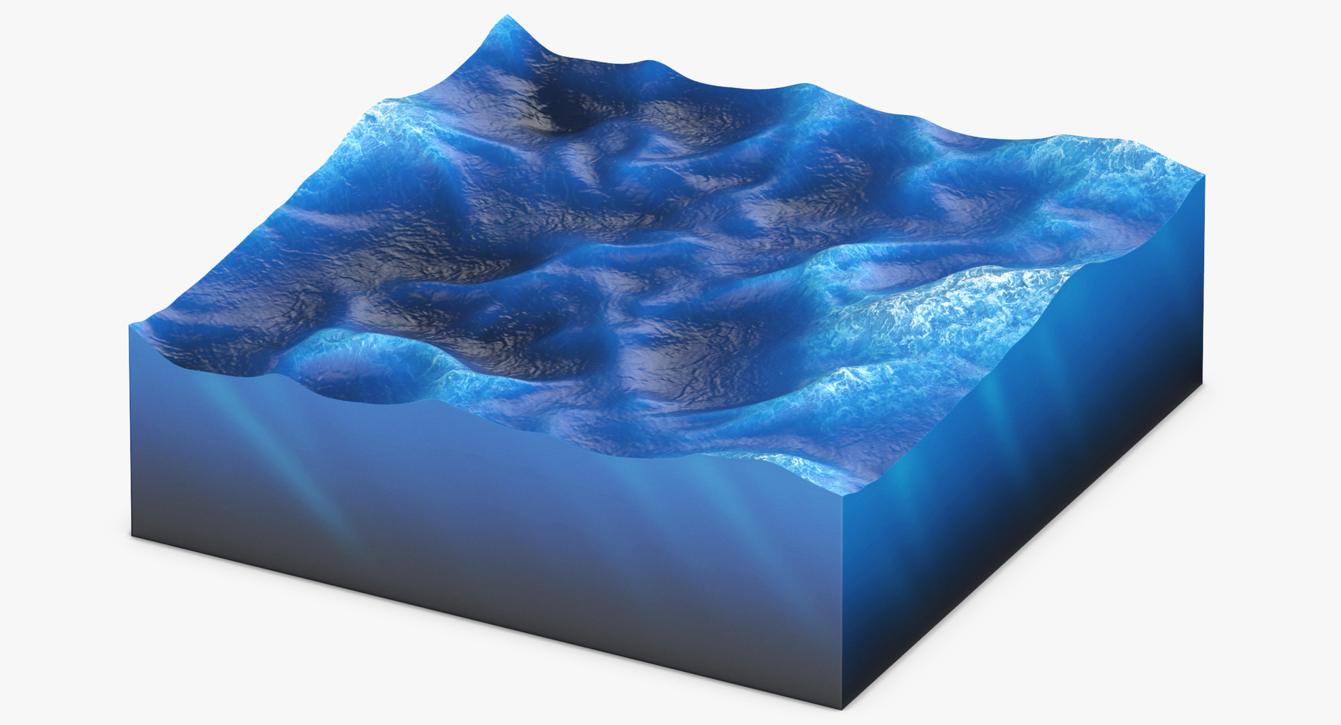 3D water cross sections 03 model - TurboSquid 1320361