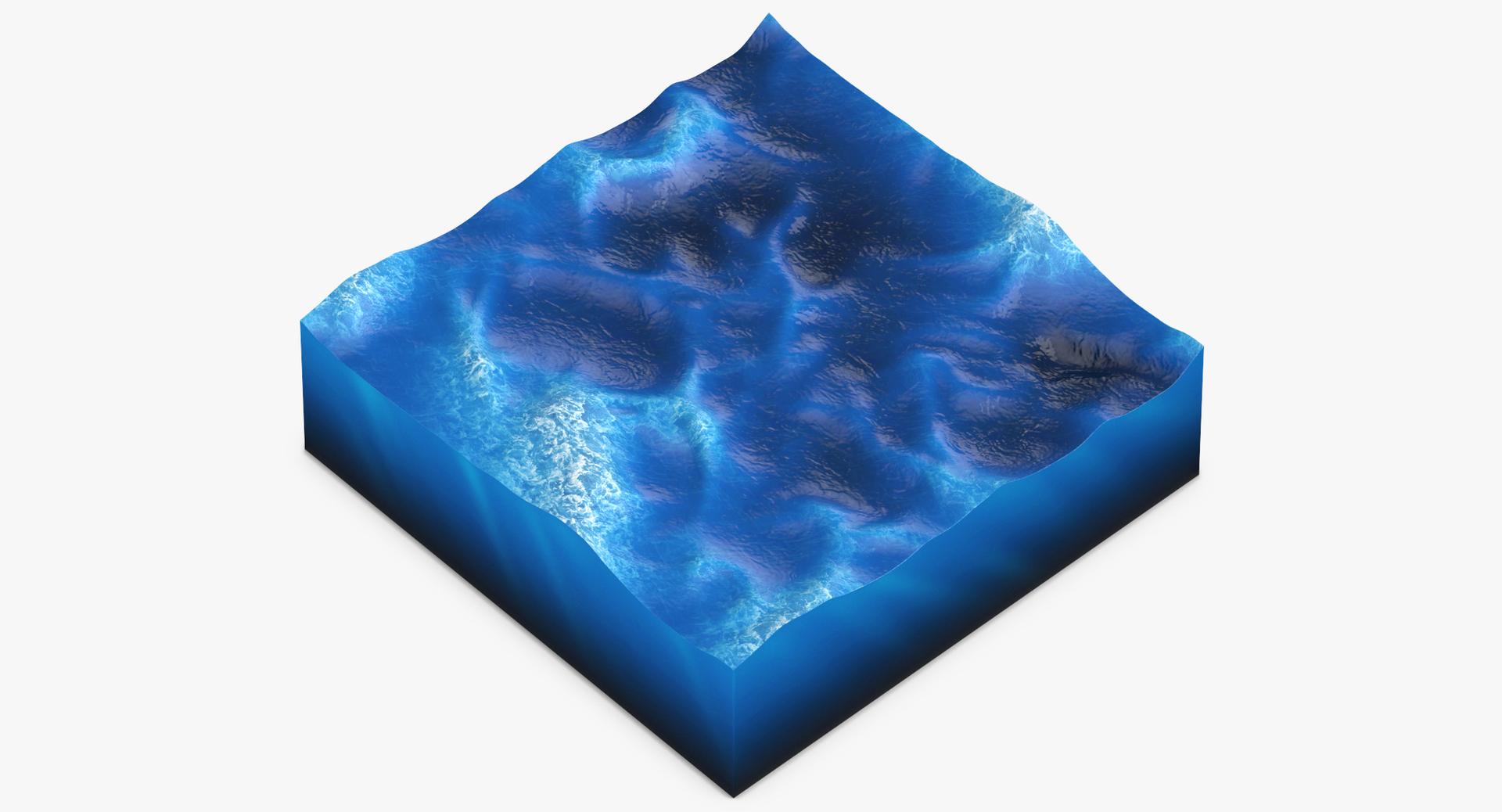 3D water cross sections 03 model - TurboSquid 1320361