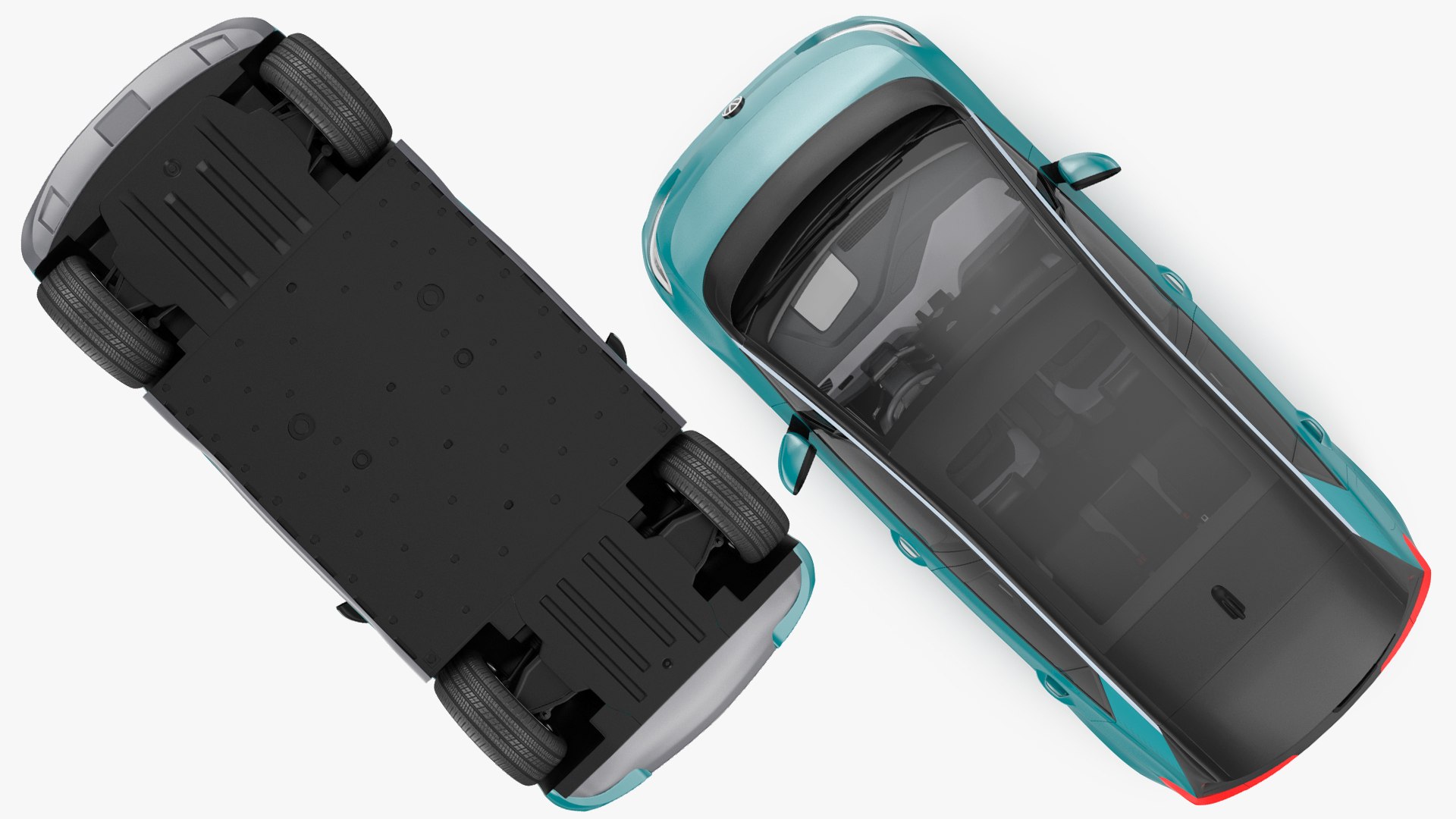 3D Volkswagen ID3 Makena Turquoise - TurboSquid 1828144