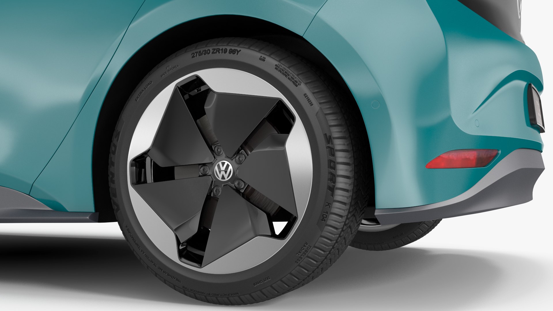3D Volkswagen ID3 Makena Turquoise - TurboSquid 1828144
