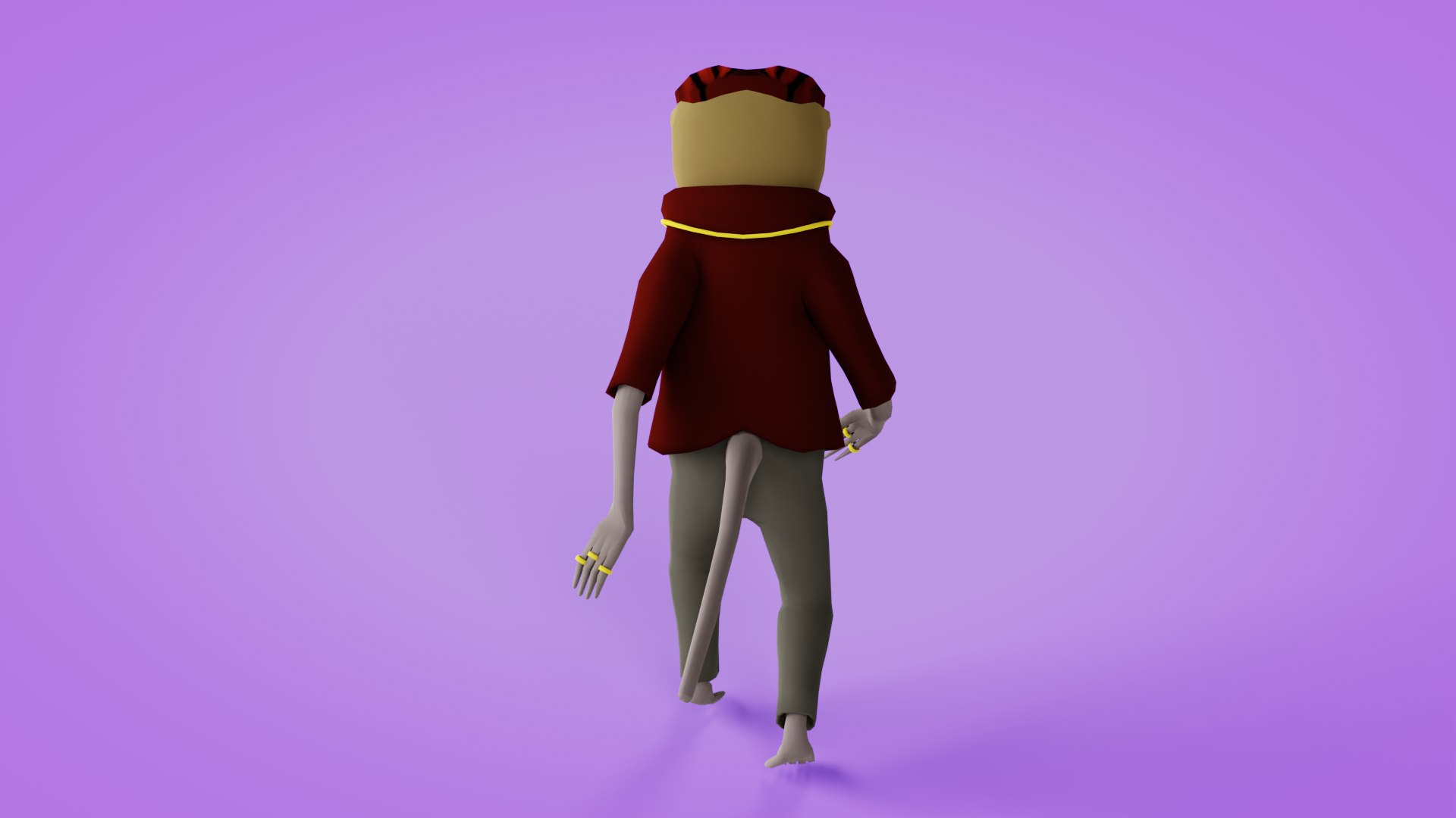 3D Animated Cartoon Proboscis Monkey - TurboSquid 2218033