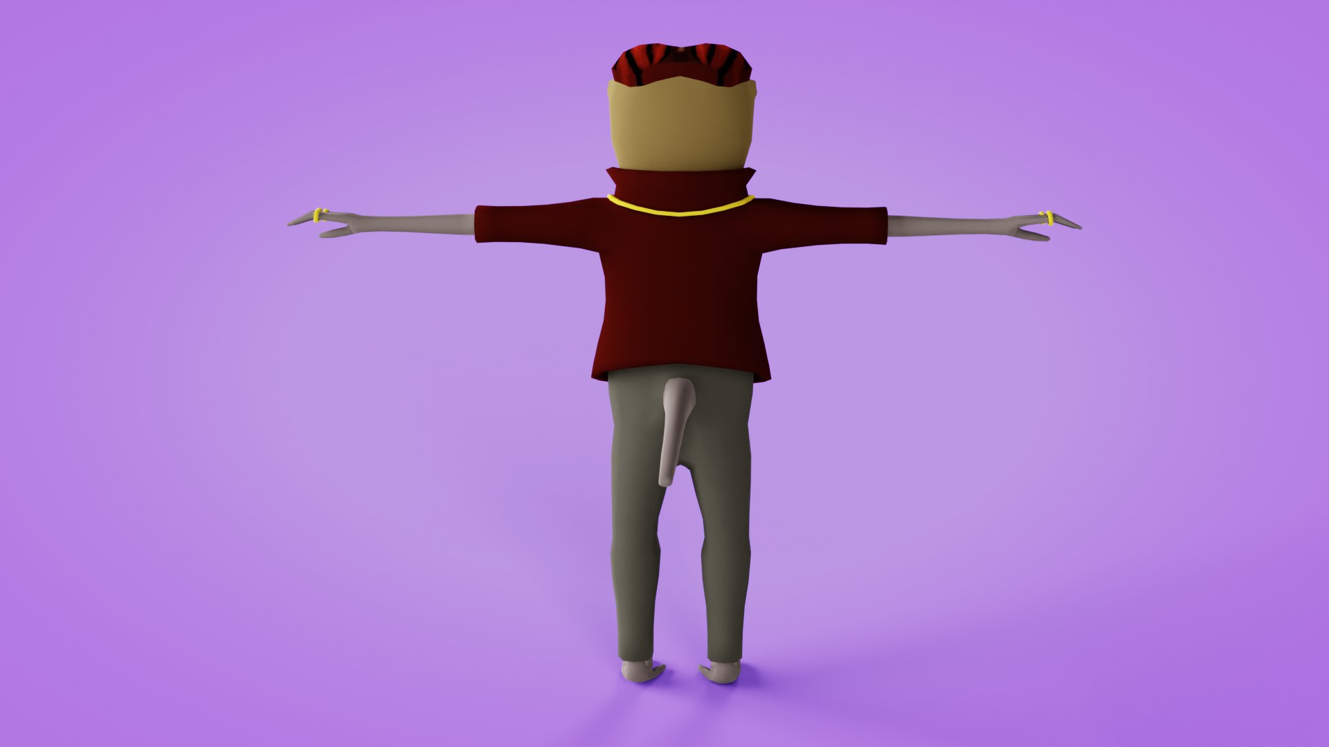 3D Animated Cartoon Proboscis Monkey - TurboSquid 2218033