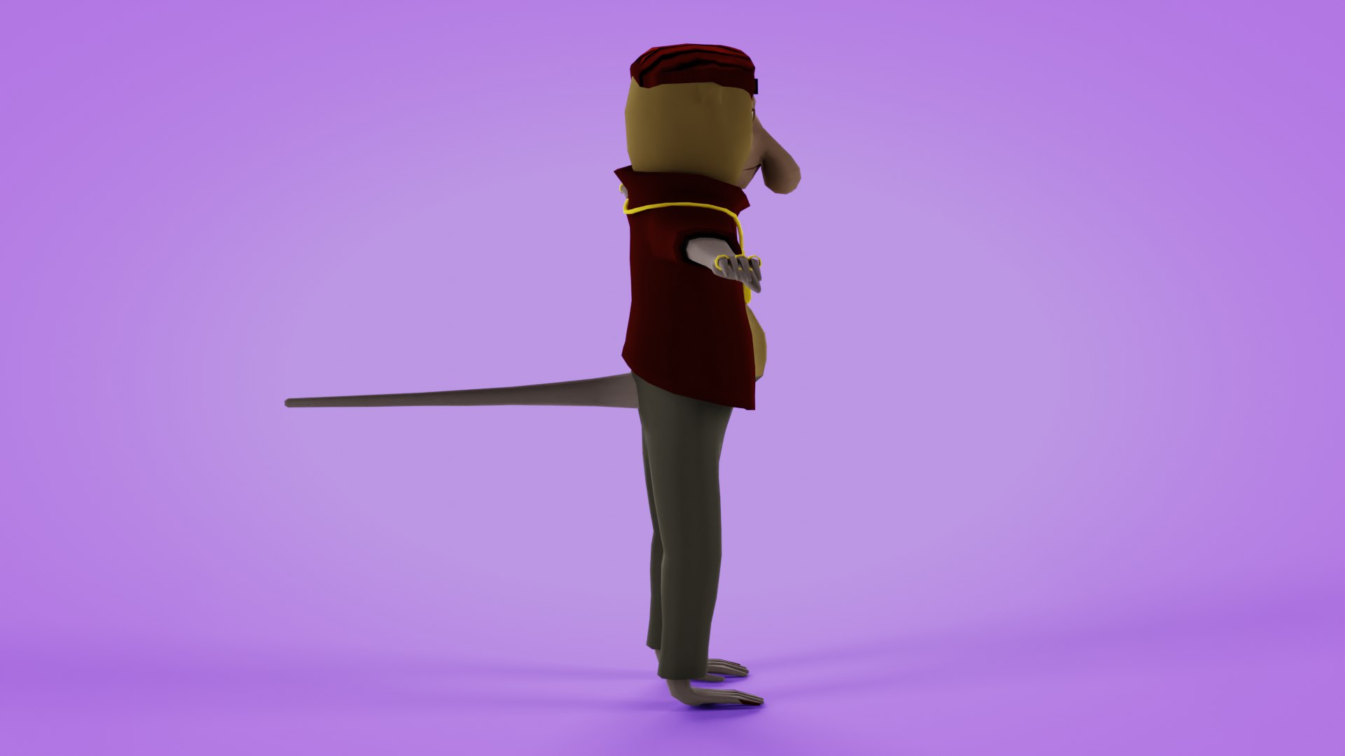 3D Animated Cartoon Proboscis Monkey - TurboSquid 2218033