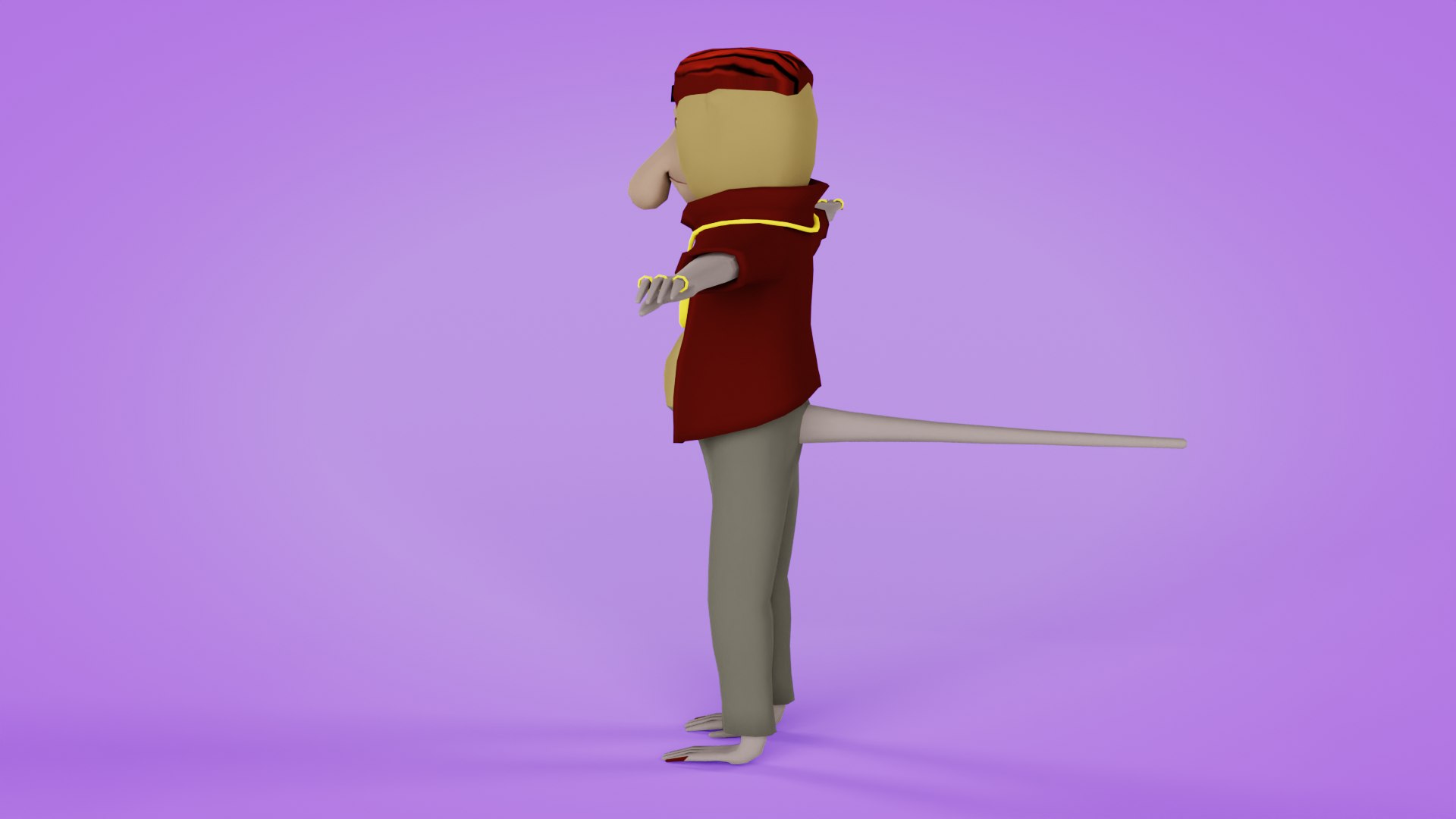 3D Animated Cartoon Proboscis Monkey - TurboSquid 2218033