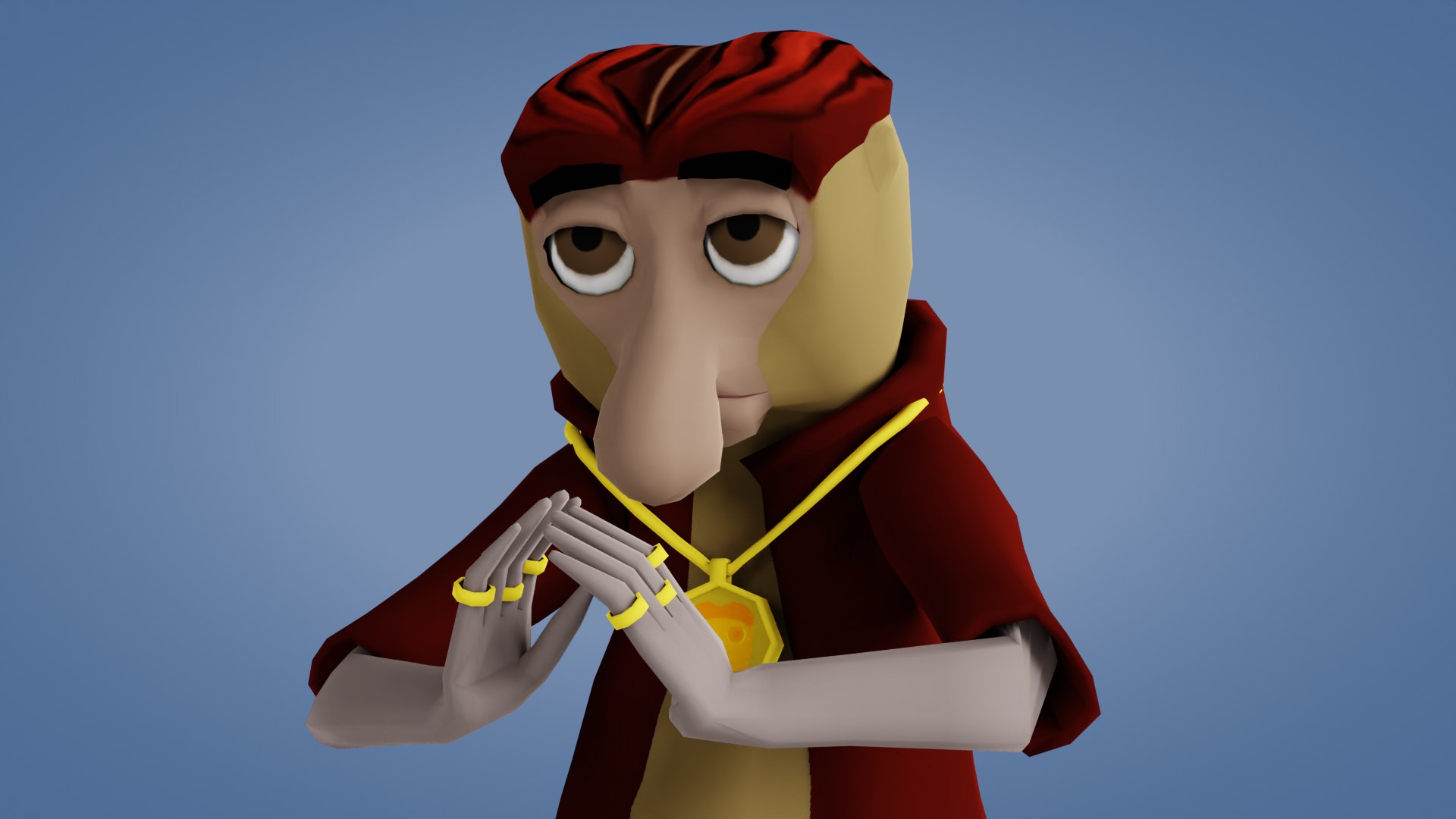 3D Animated Cartoon Proboscis Monkey - TurboSquid 2218033