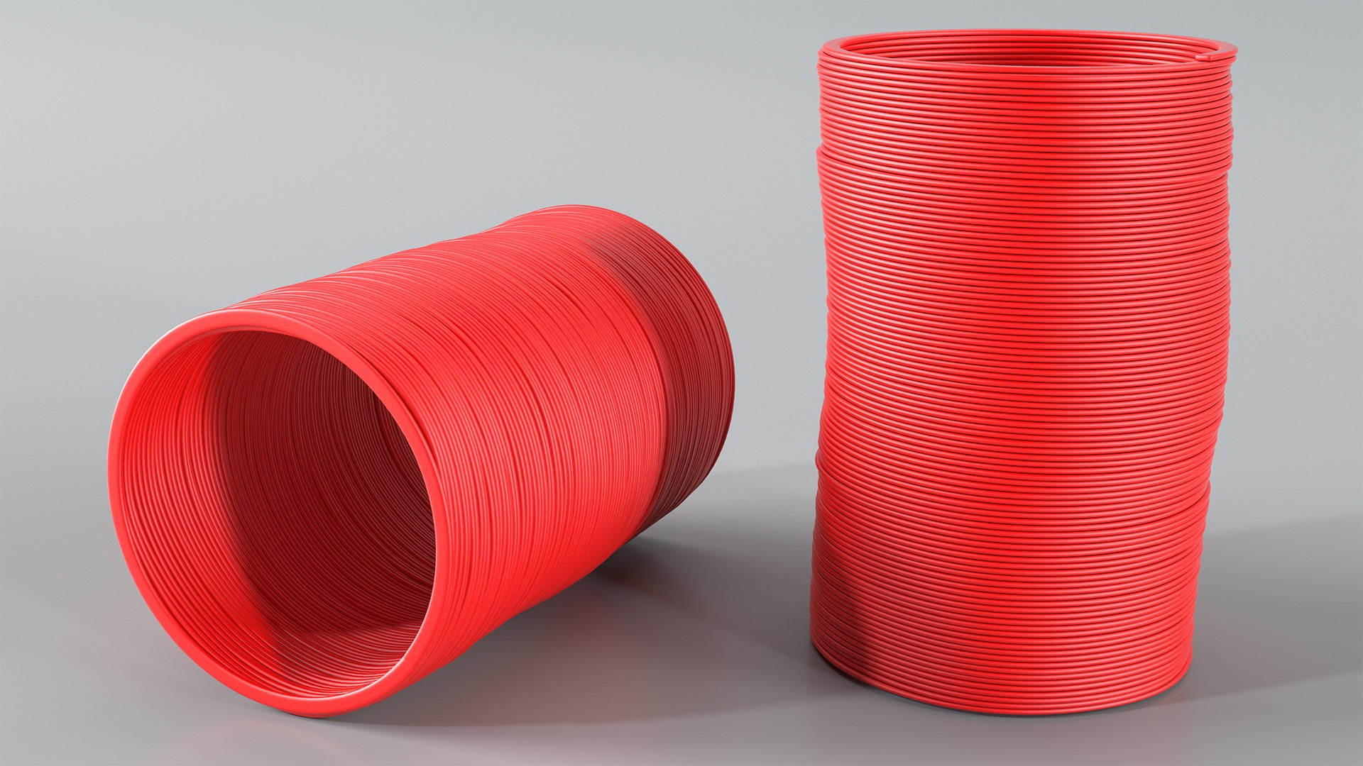 3D Plastic Slinky Toy Spring Model - TurboSquid 1488354