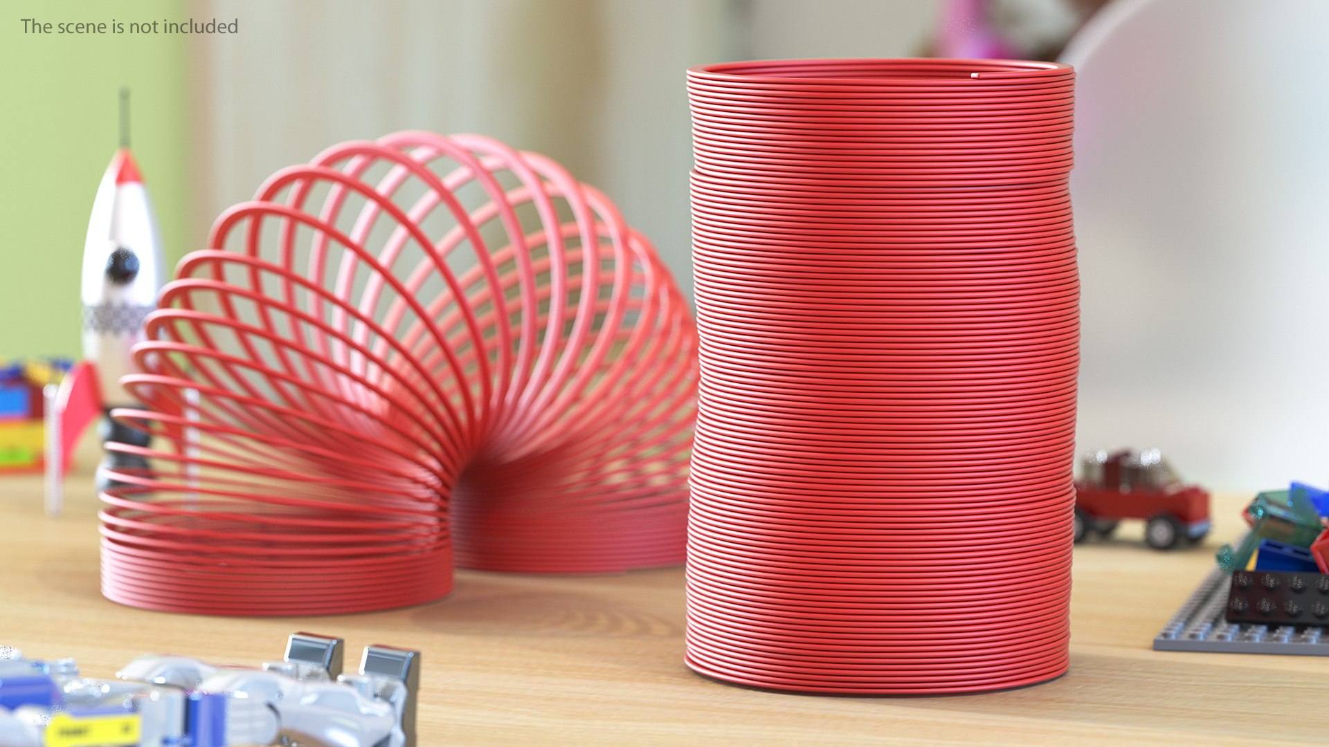 3D Plastic Slinky Toy Spring Model - TurboSquid 1488354
