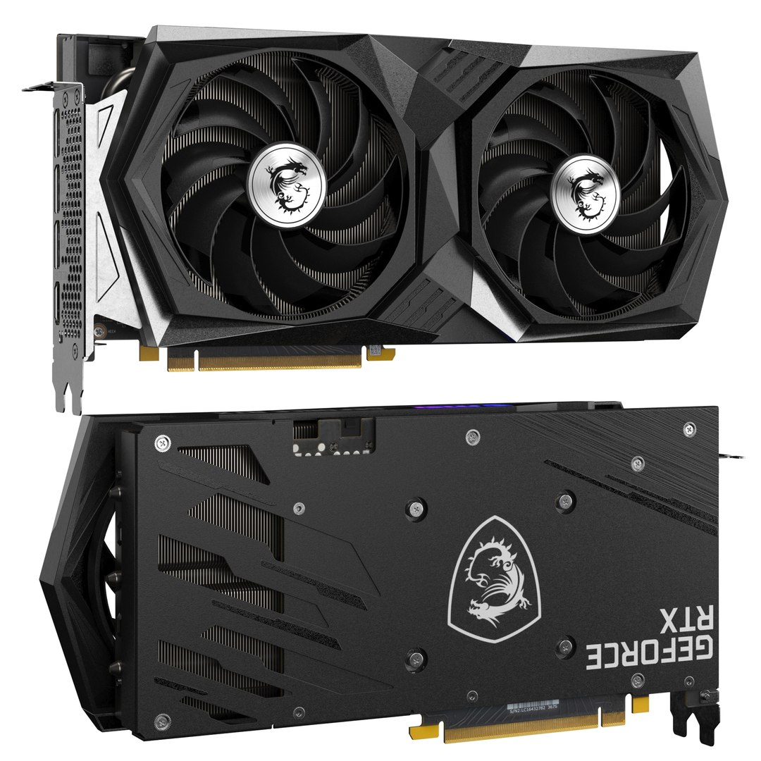 MSI RTX 3050 GAMING X 3D Model - TurboSquid 2142141