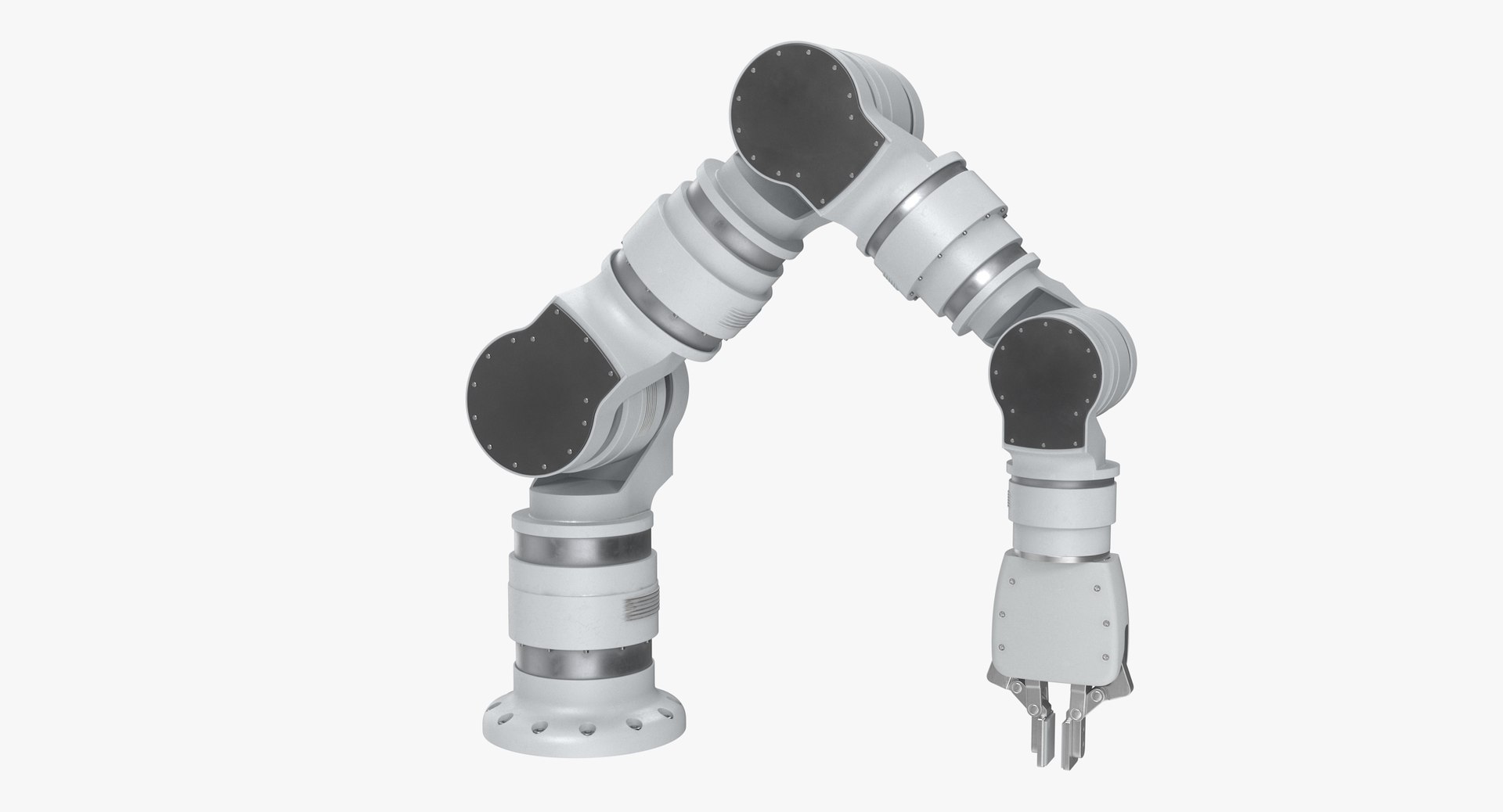 3D Robotic Arm 3 White Parallel Gripper Model - TurboSquid 2300260