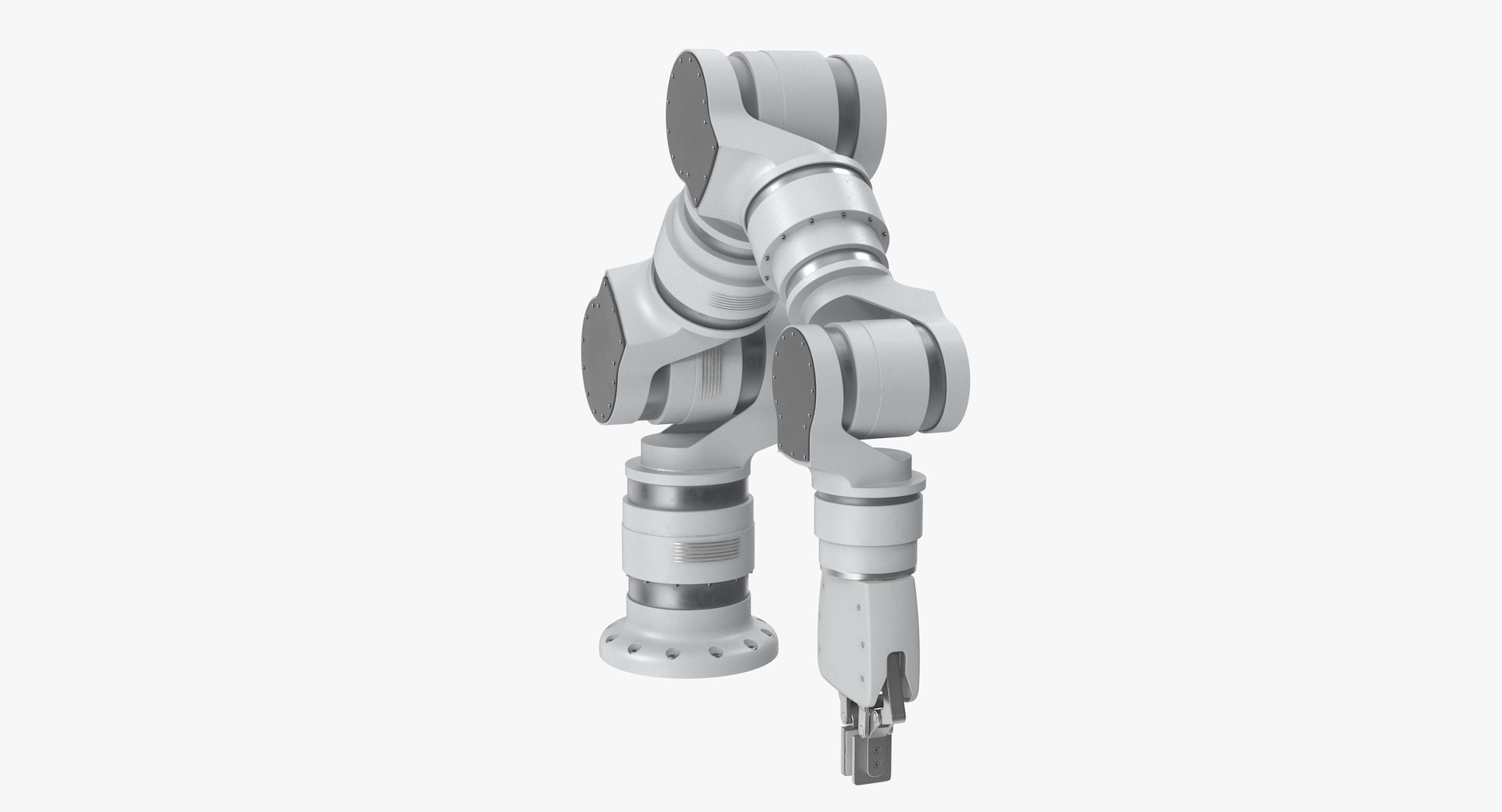 3D Robotic Arm 3 White Parallel Gripper Model - TurboSquid 2300260