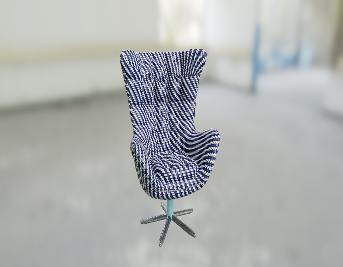 High Back Chair Model - TurboSquid 2372346