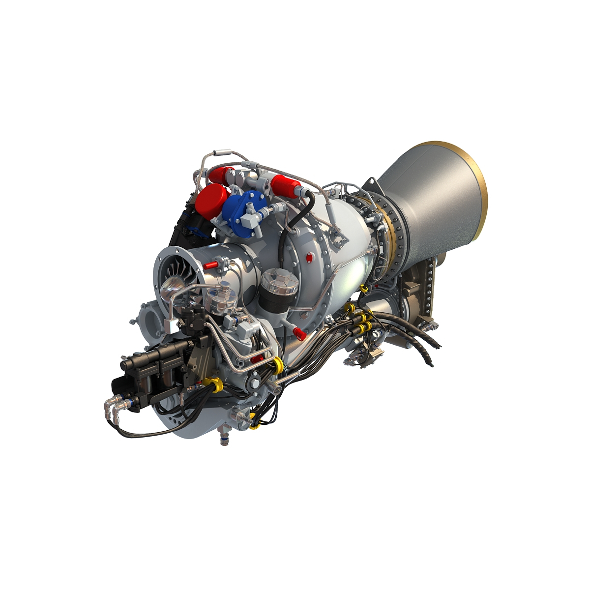 Turbomeca Arriel 2 터보 샤프트 헬리콥터 엔진 3D 모델 - TurboSquid 1061788