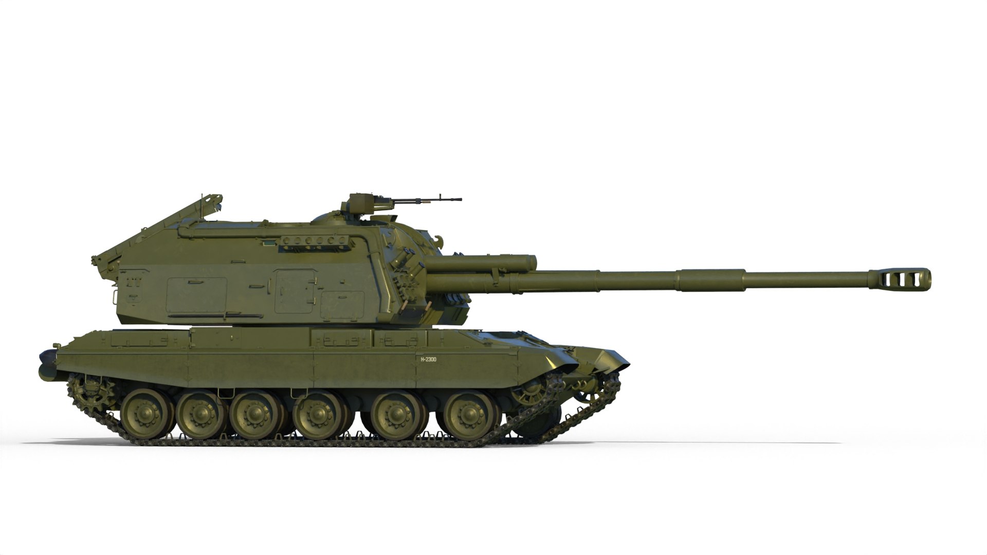 3D Msta-S 2S19 Self-propelled Howitzer - TurboSquid 2263802
