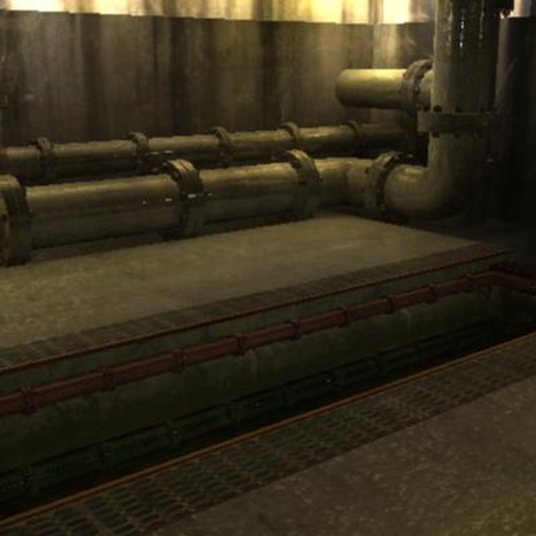 Sewer Bunker 3d Obj