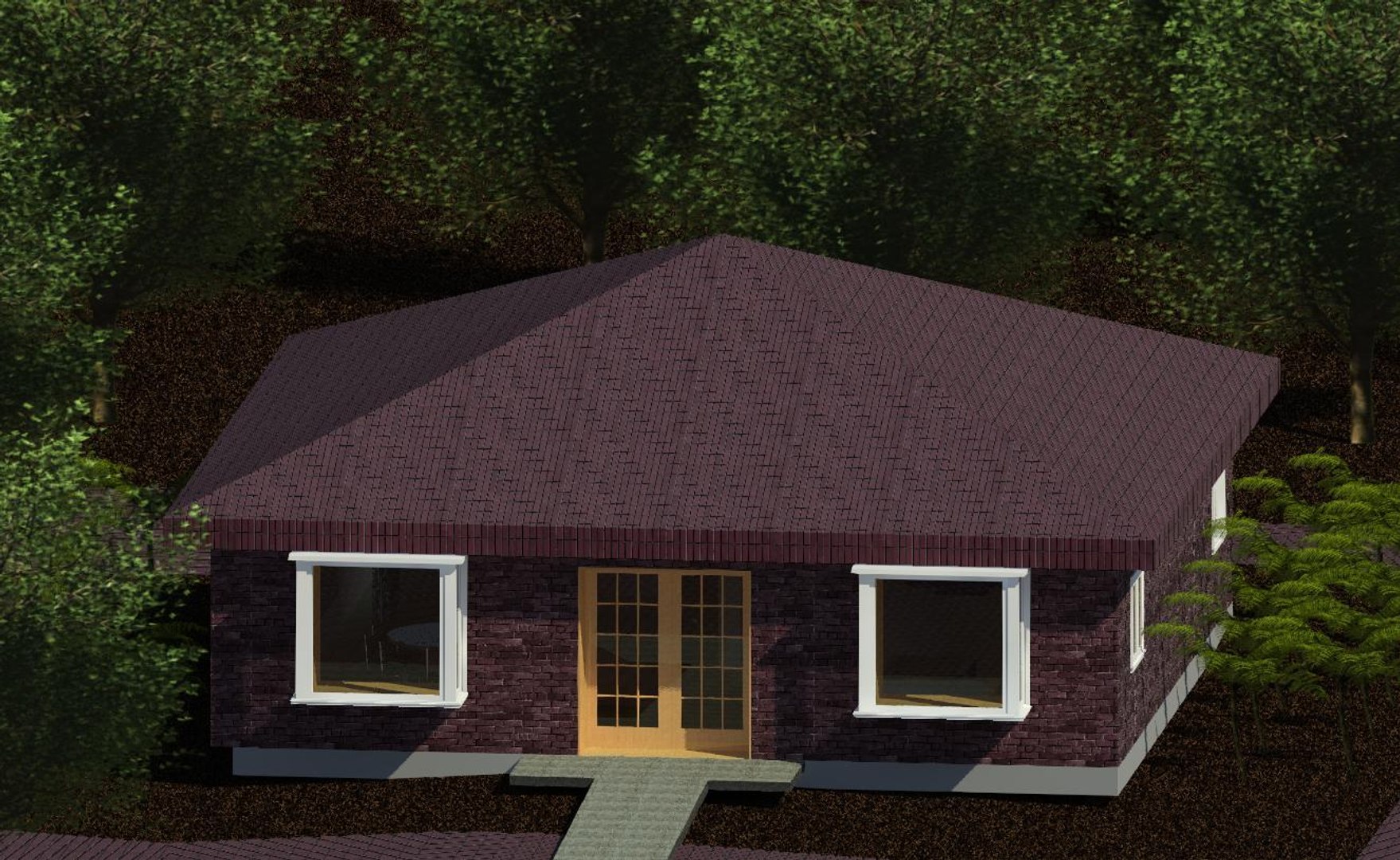 3D Cabin House - TurboSquid 1303148