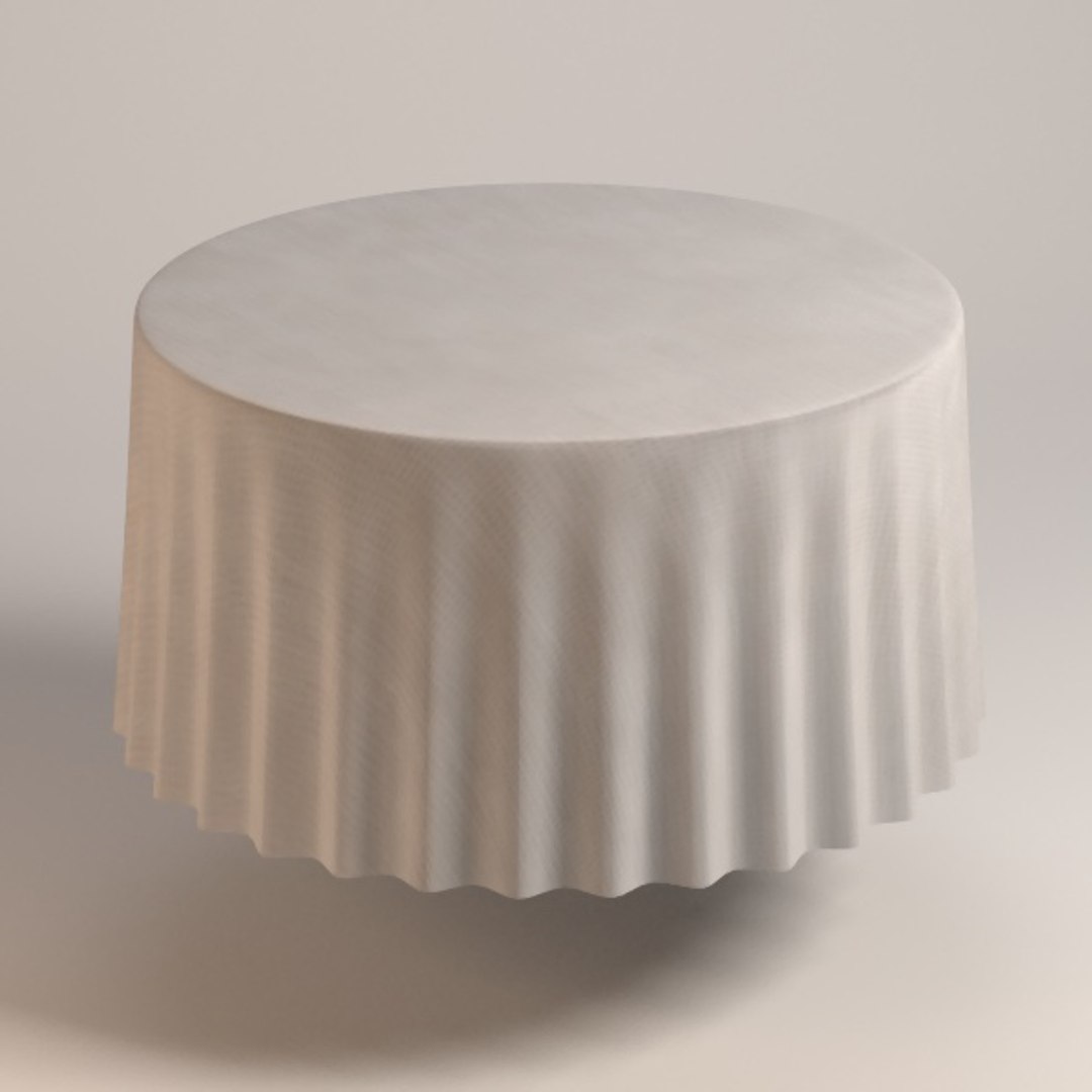 3d Model Table Cloth Tablecloth