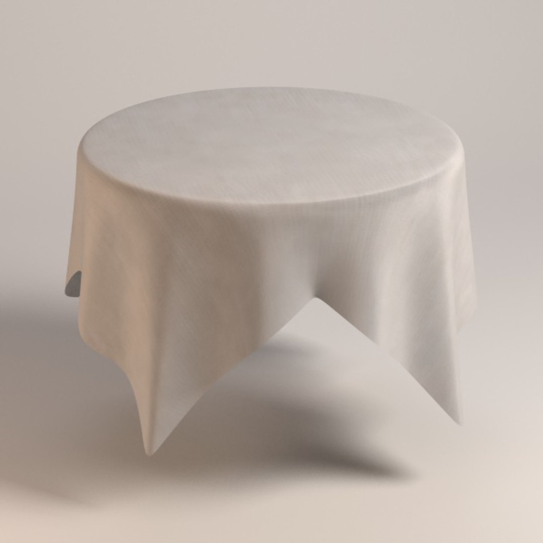 3d Model Table Cloth Tablecloth