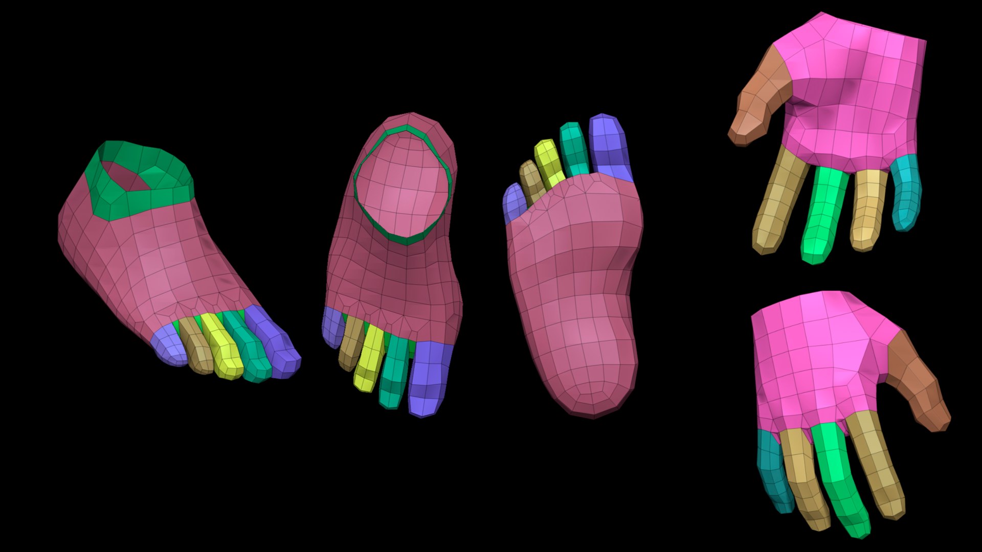 3D Stylized Male And Female Base Meshes V2 Model - TurboSquid 2374816