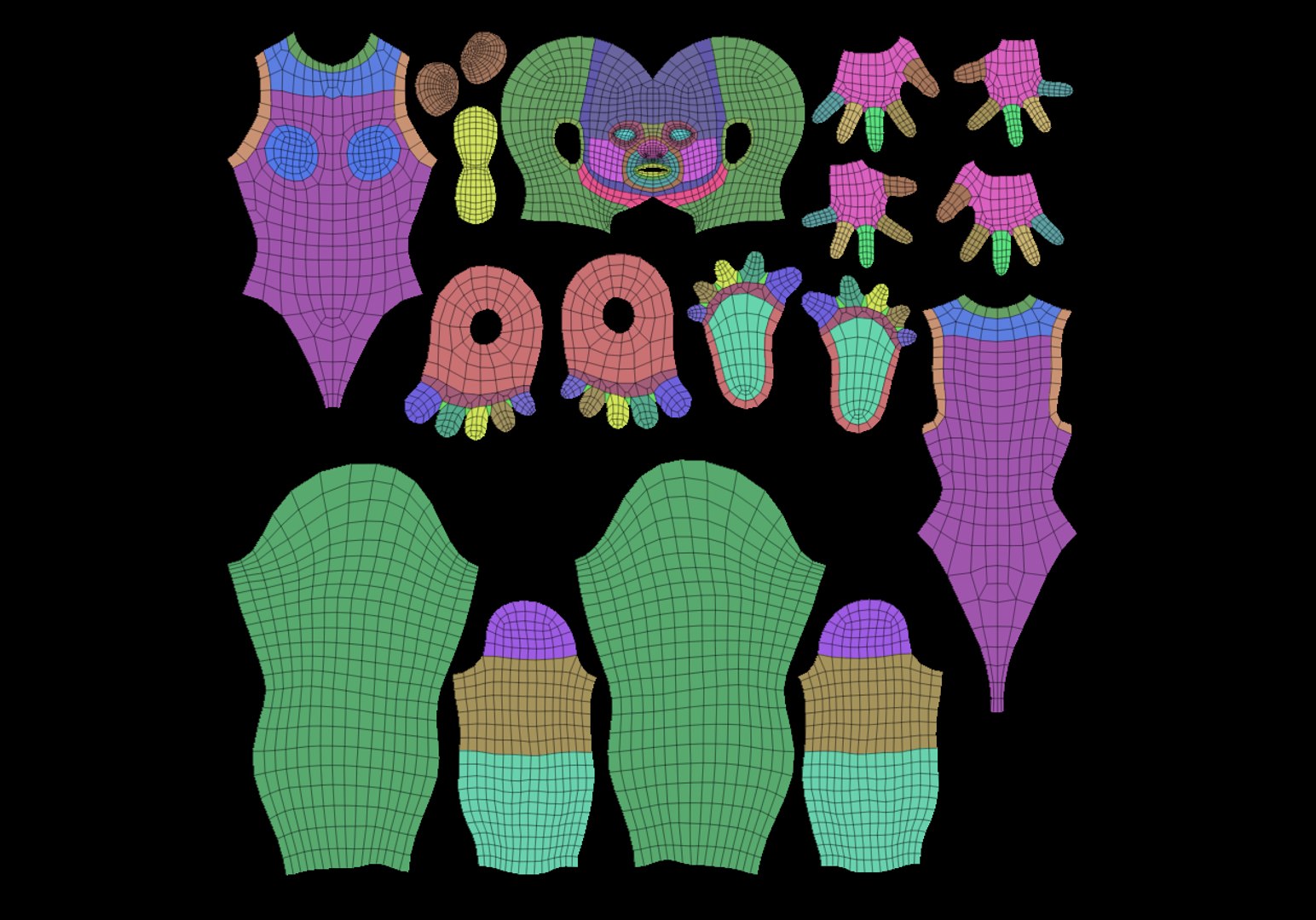 3D Stylized Male And Female Base Meshes V2 Model - TurboSquid 2374816