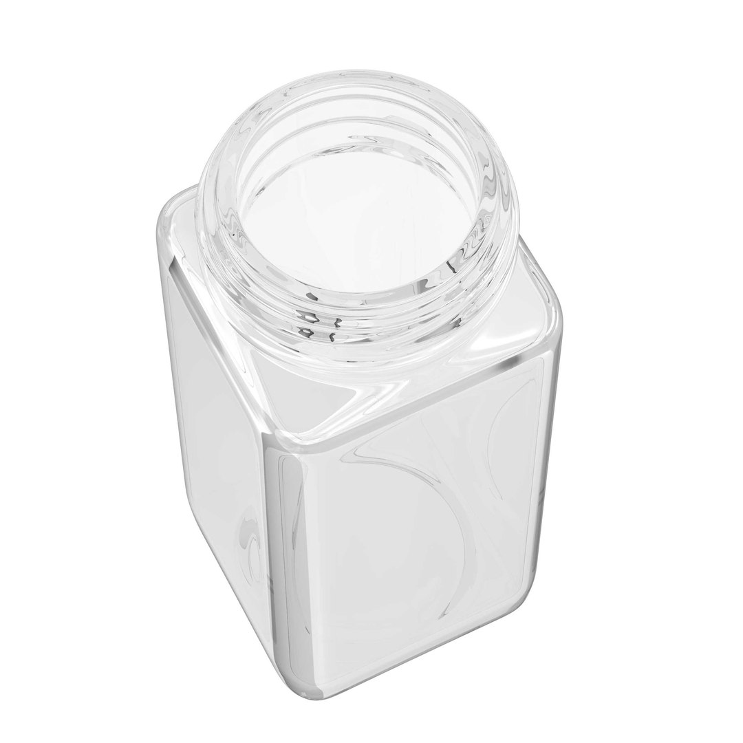 Jar Cleared Square Spice 3D Model - TurboSquid 1643066