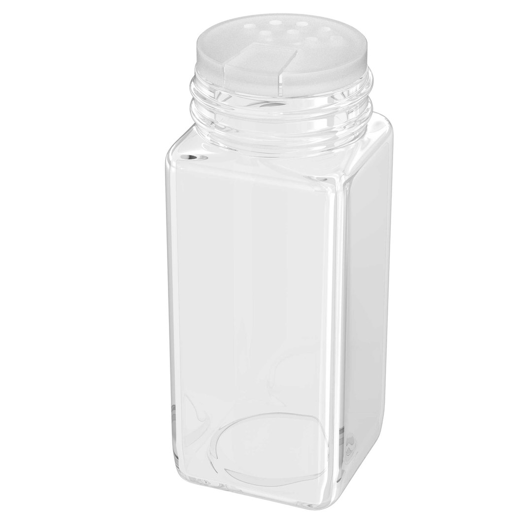 Jar Cleared Square Spice 3D Model - TurboSquid 1643066