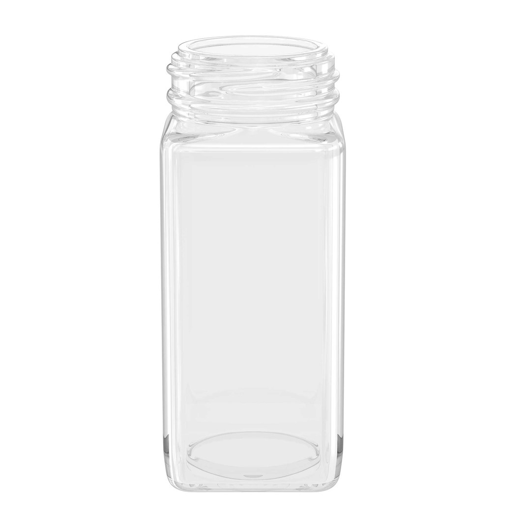 Jar Cleared Square Spice 3D Model - TurboSquid 1643066