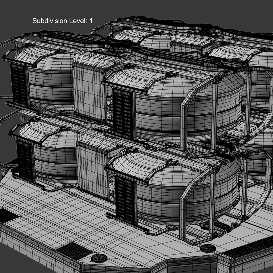 futuristic containers max