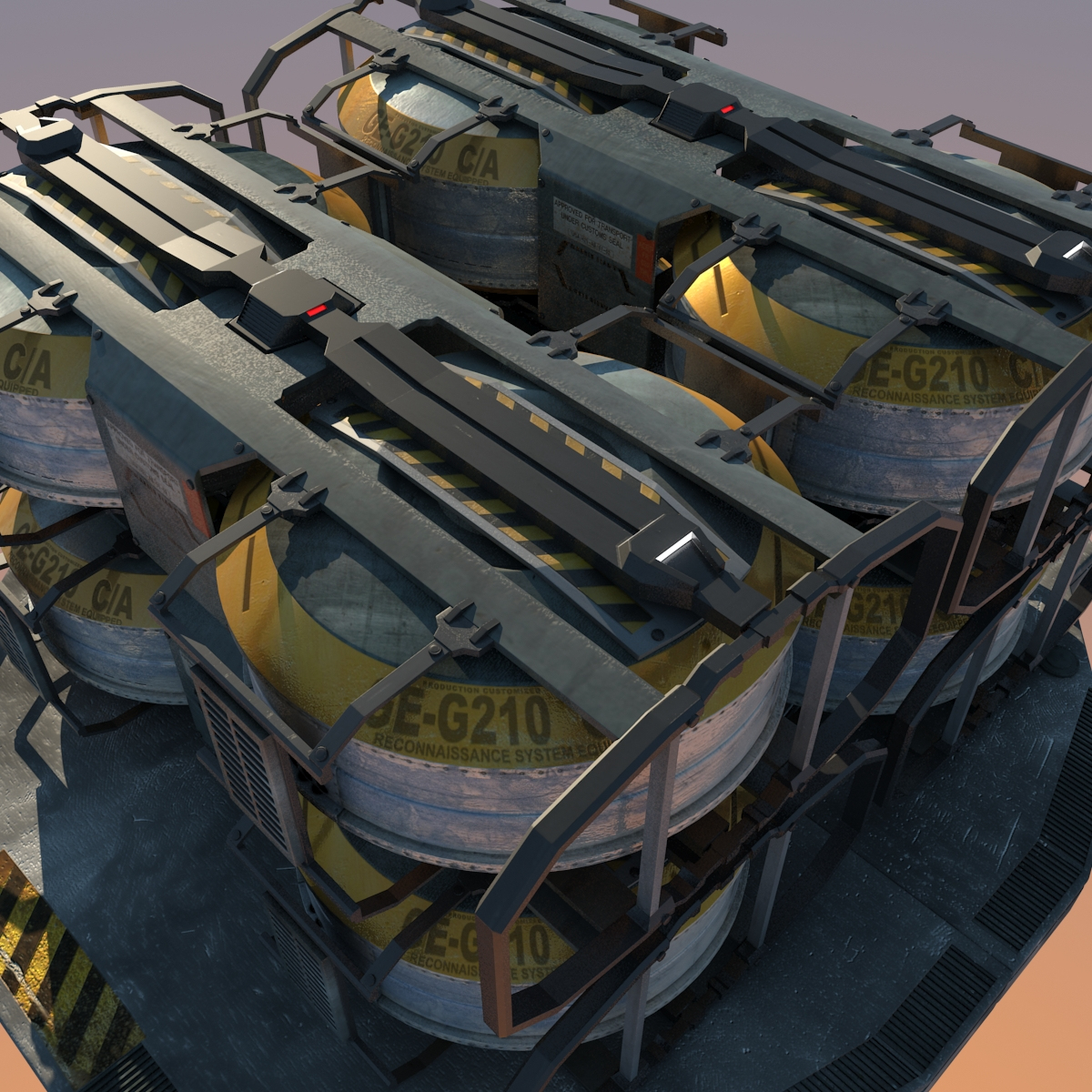 futuristic containers max