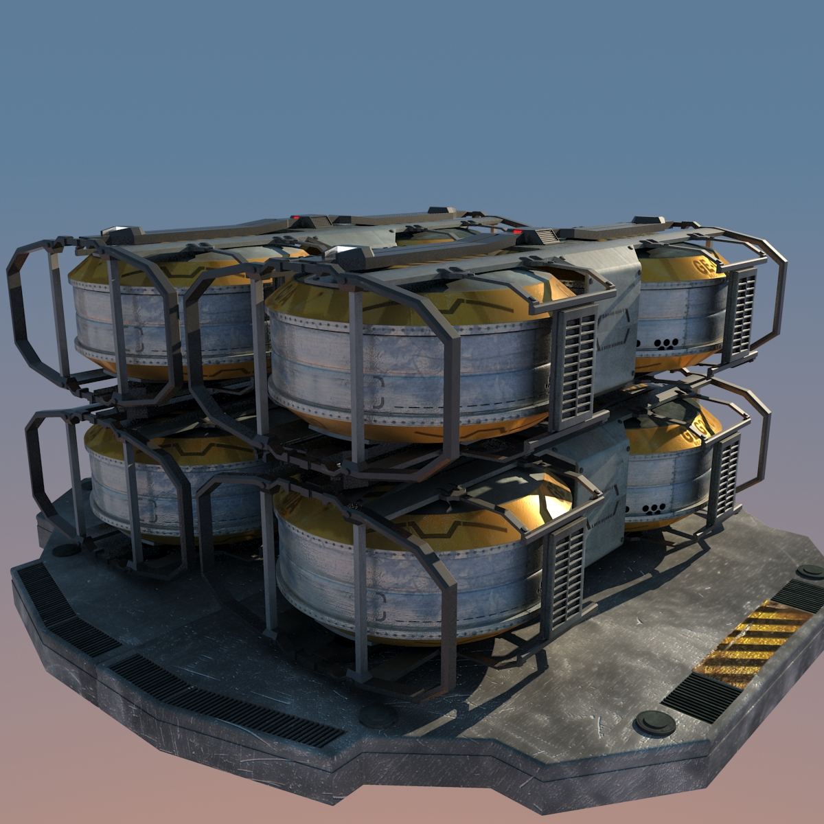 futuristic containers max