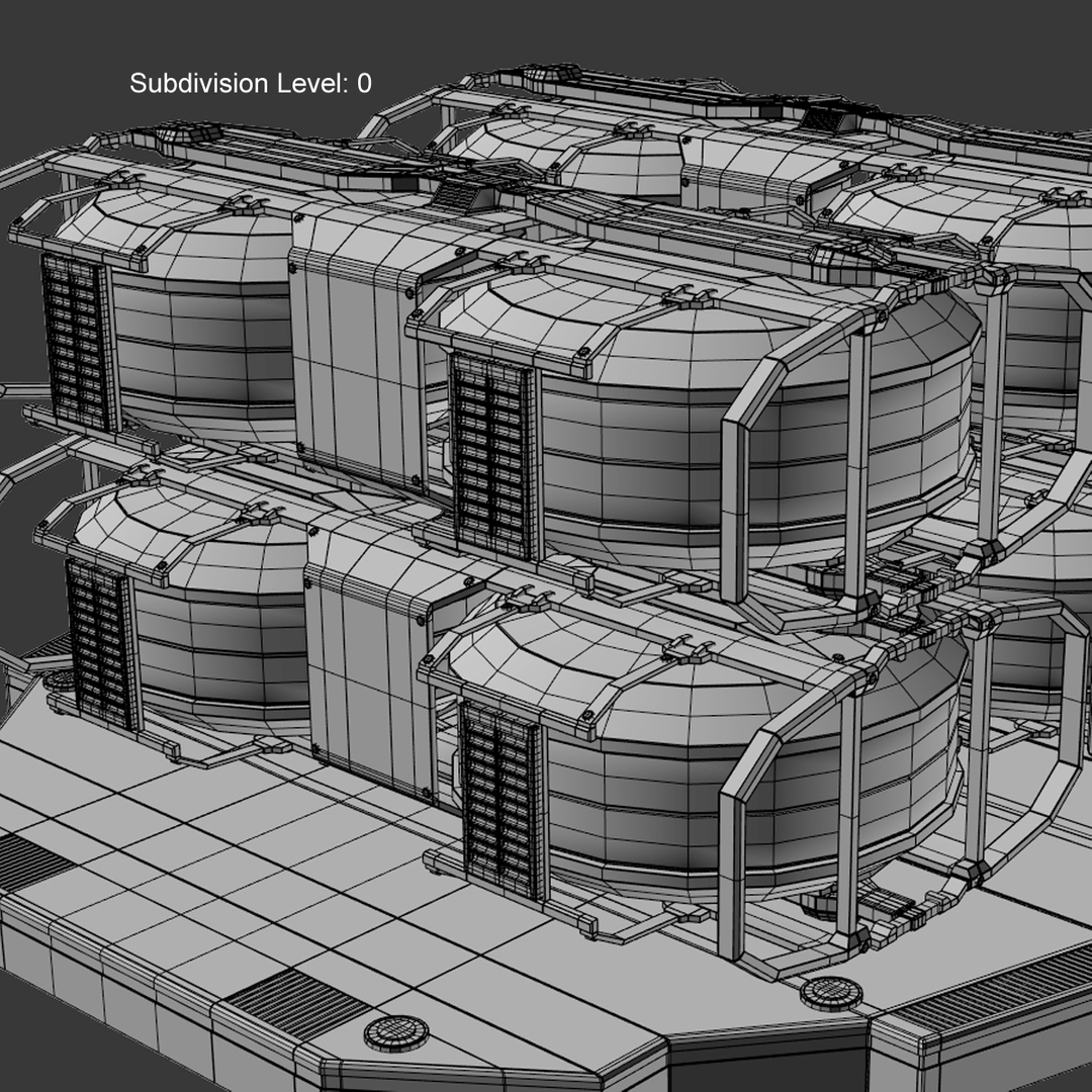 futuristic containers max